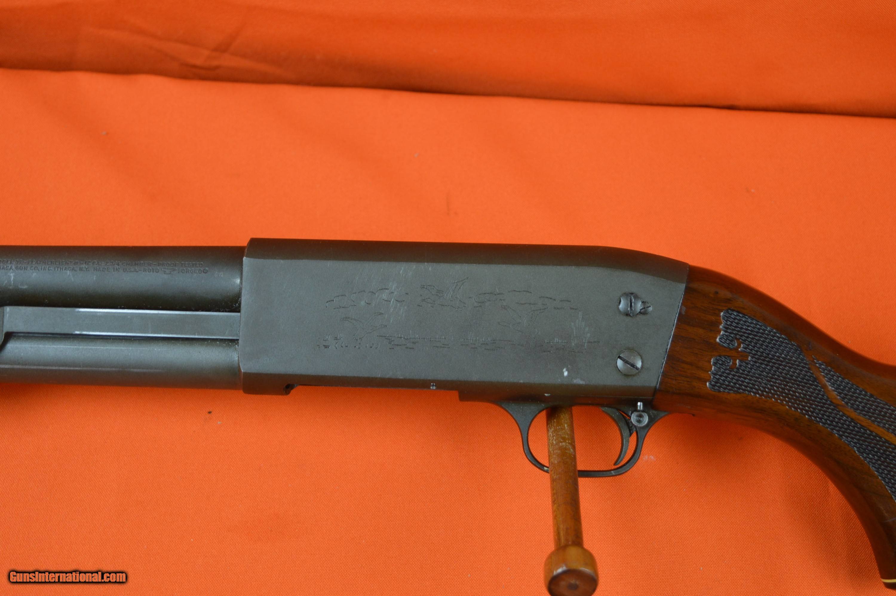 Ithaca Model 37 Featherlight 12ga 20" Cylinder bore Riot or Police ...