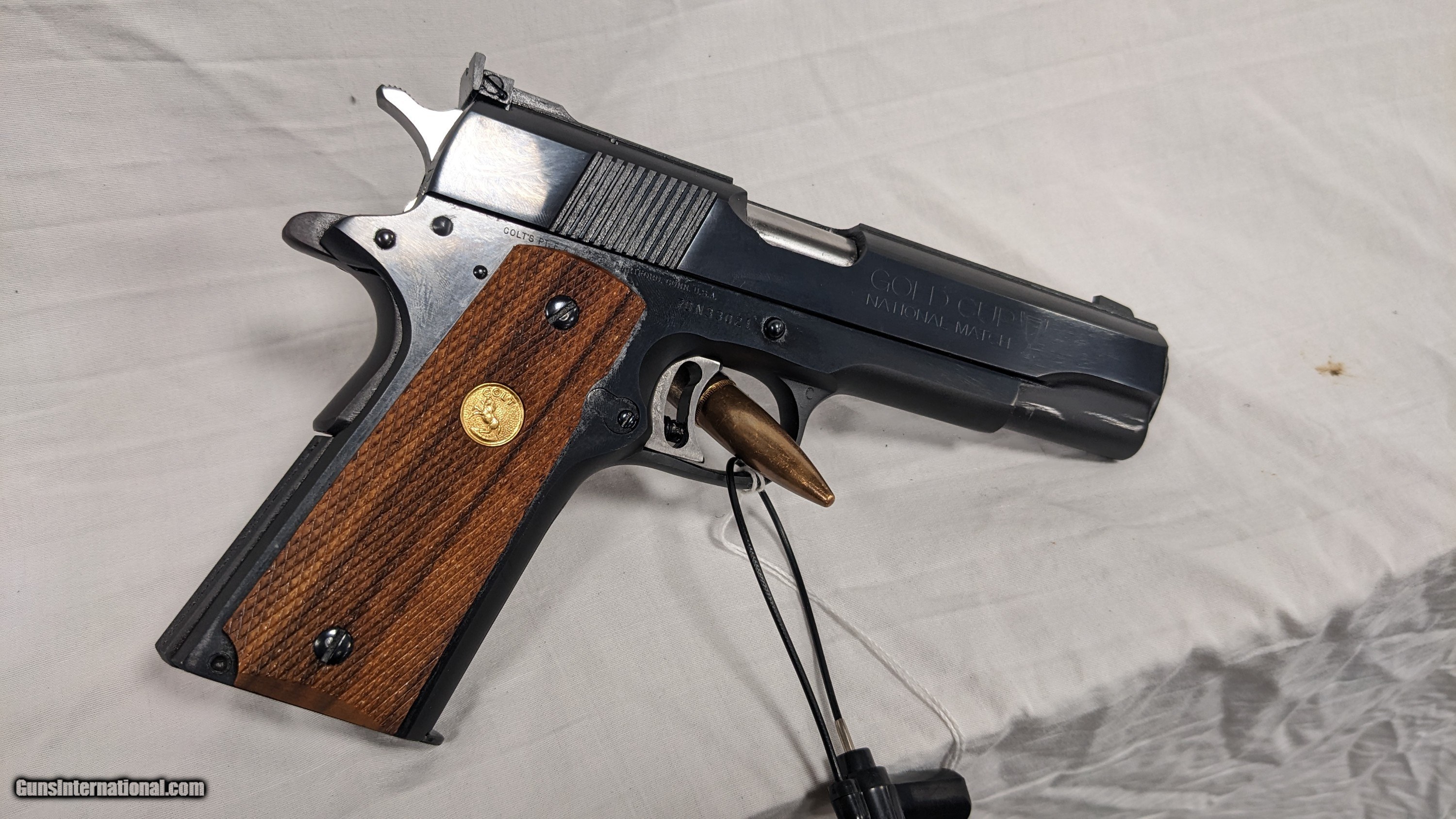 USED COLT GOLD CUP NATIONAL MATCH MK IV SERIES 70 .45 ACP (WITH LETTER)
