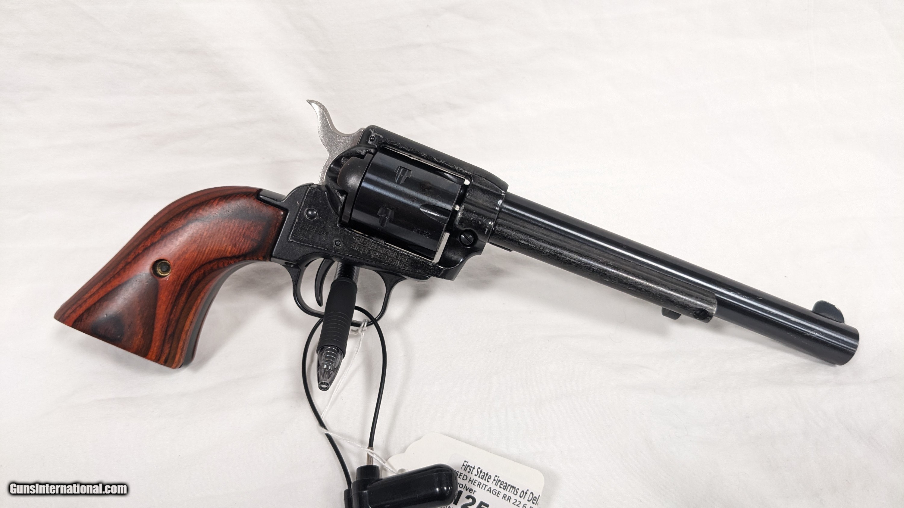 USED HERITAGE ROUGH RIDER 6.5" .22 LR/WMR
