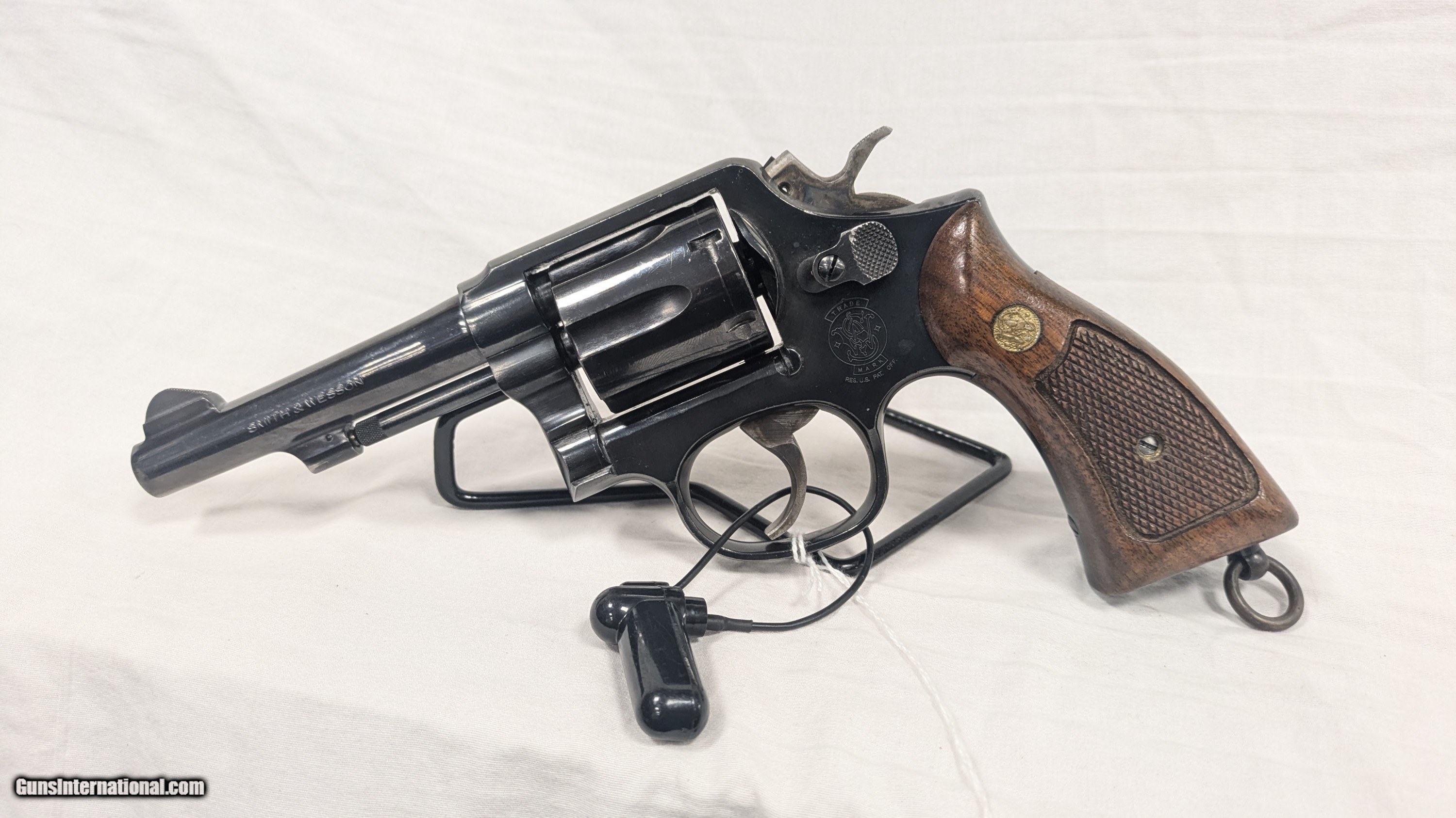 USED SMITH & WESSON MODEL 10-9 "ROYAL HONG KONG POLICE MARKED" .38 SPC