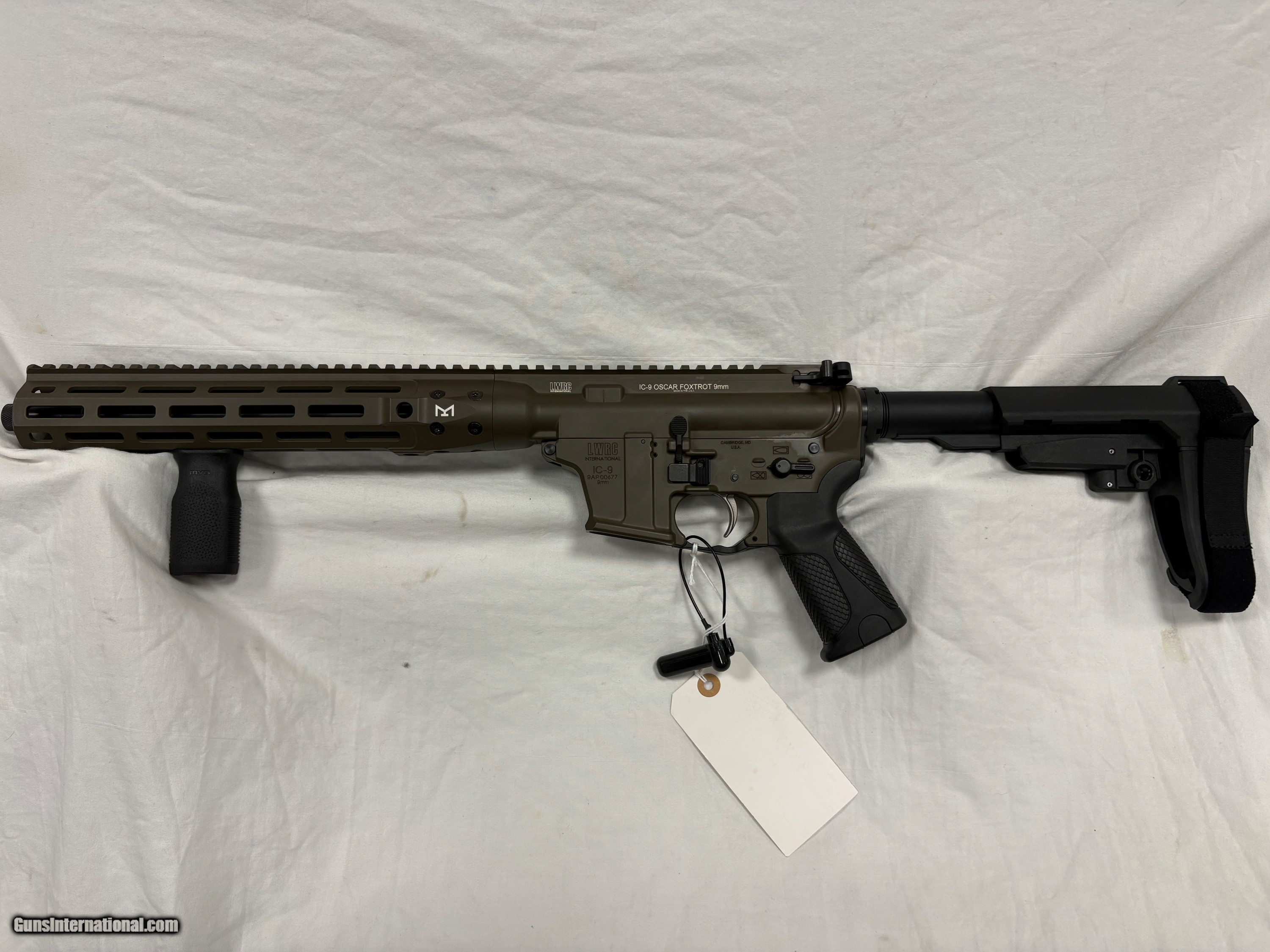 LWRC IC-9 O/F PB 9MM for sale