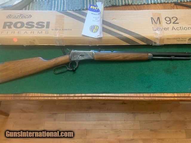 ROSSI MODEL 92 LEVER ACTION, 357 MAGNUM, 20” OCTAGON BARREL, CASE COLOR ...