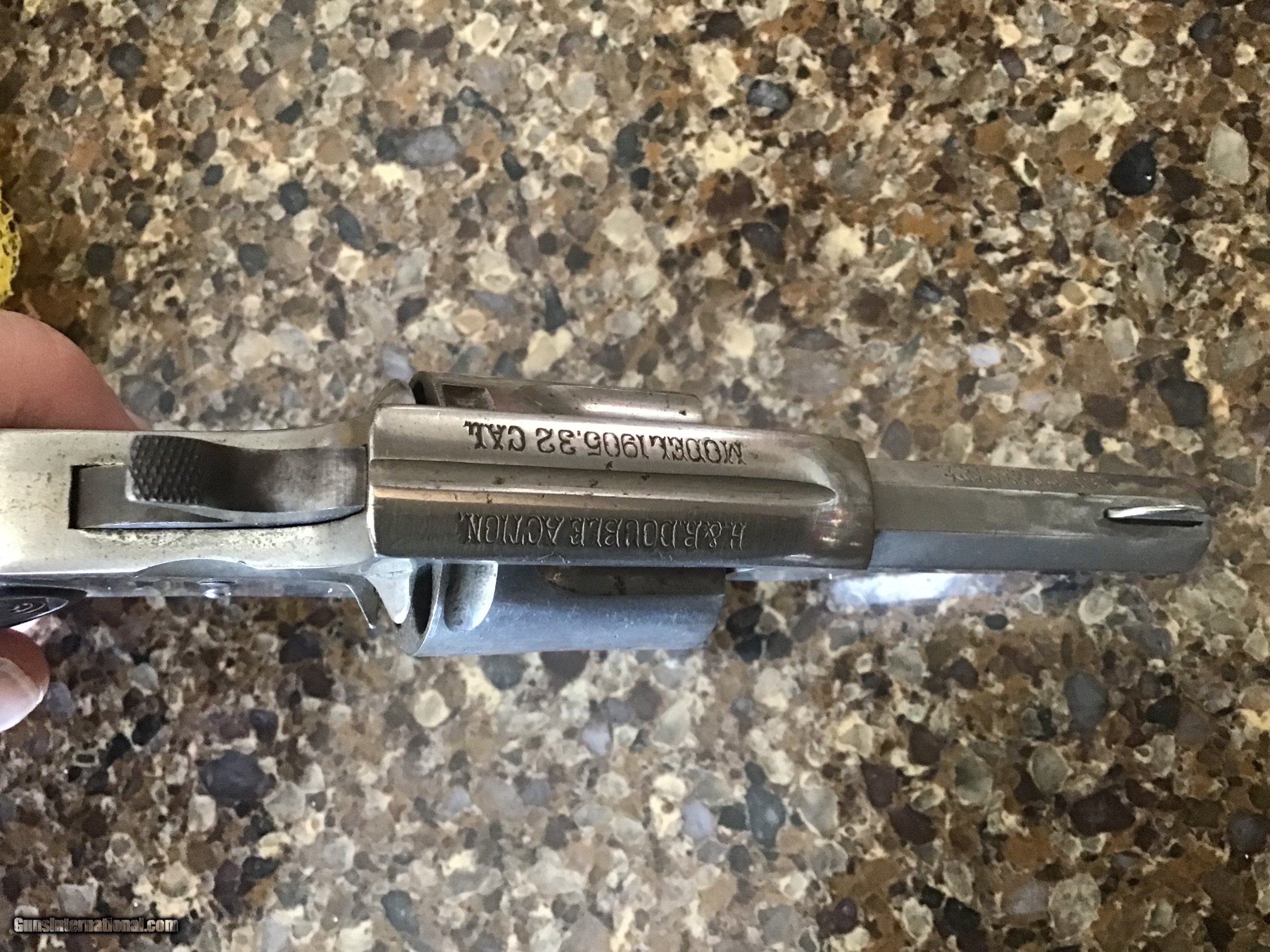 H&R 1905, 32 S&W CAL., DOUBLE ACTION, OCTAGON BARREL, PERFECT WORKING ...