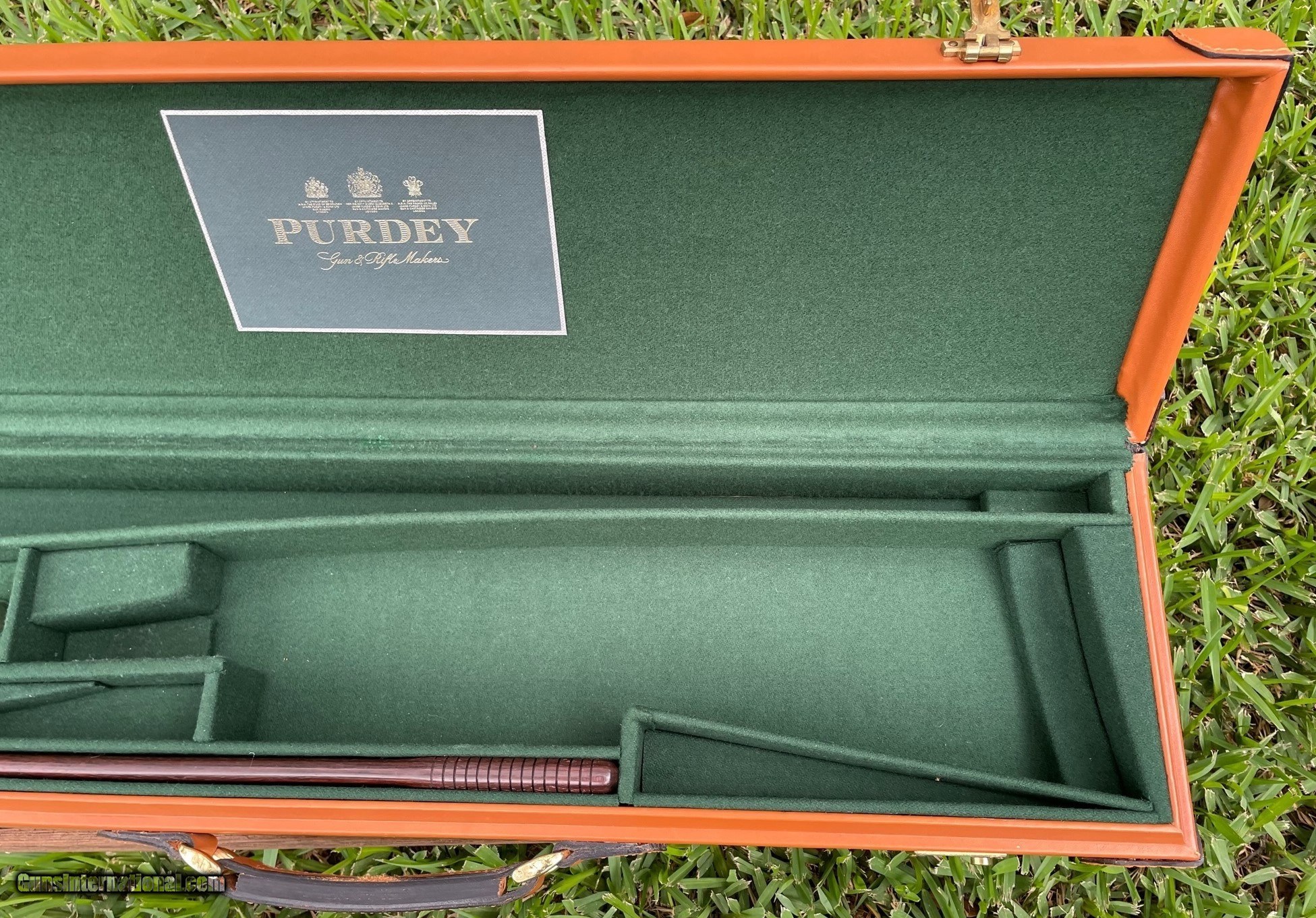 Emmebi Leather Gun Case For 28 Small Bore SxS Shotgun Emmebi Leather Gun Case For 28 Small Bore SxS Shotgun