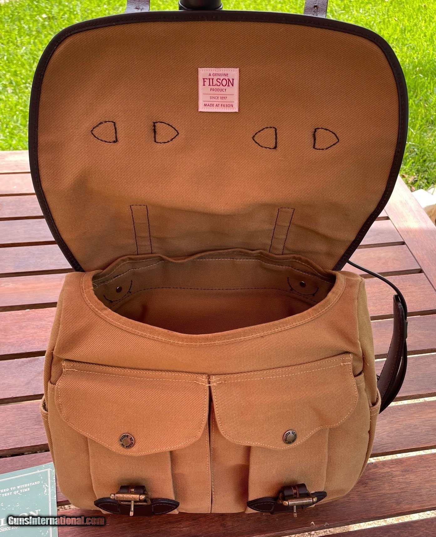 Filson Medium Field Bag as new with tags $550 retail