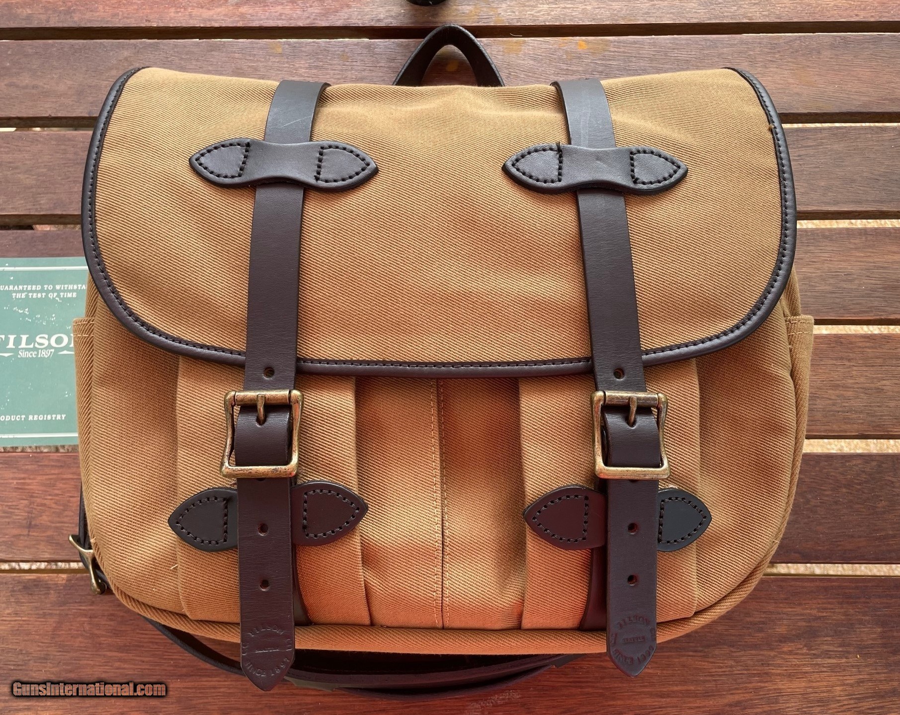 Filson Medium Field Bag as new with tags $550 retail