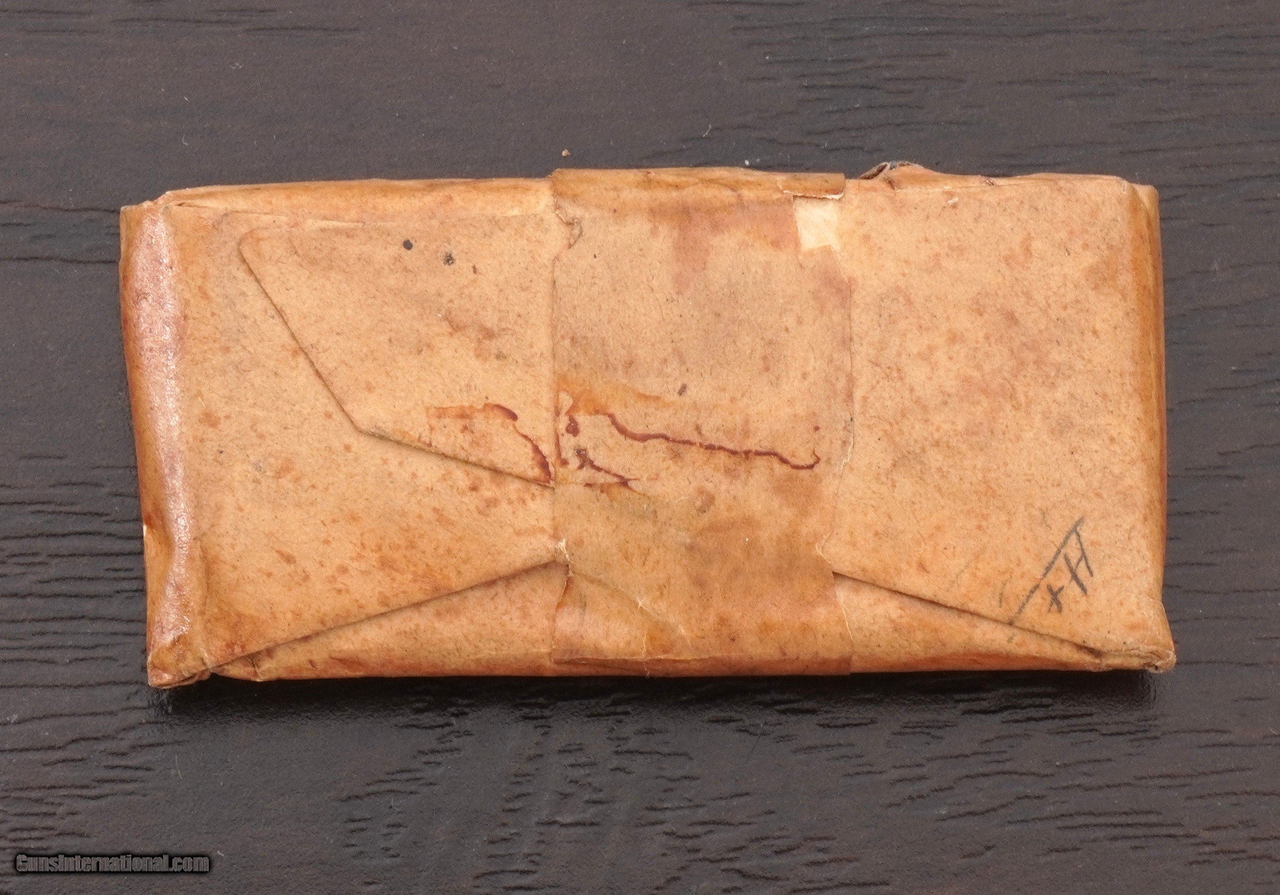 Six Pressed Powder Cartridges for Colt's .44 1860 Army Pistol by Hazard ...