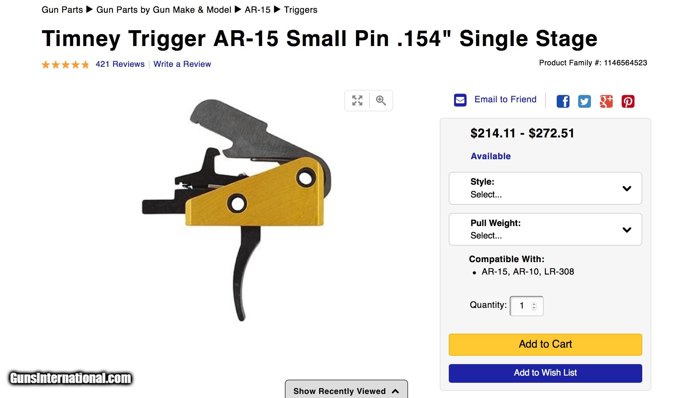 Spikes Tactical ST-15 with Timney Trigger