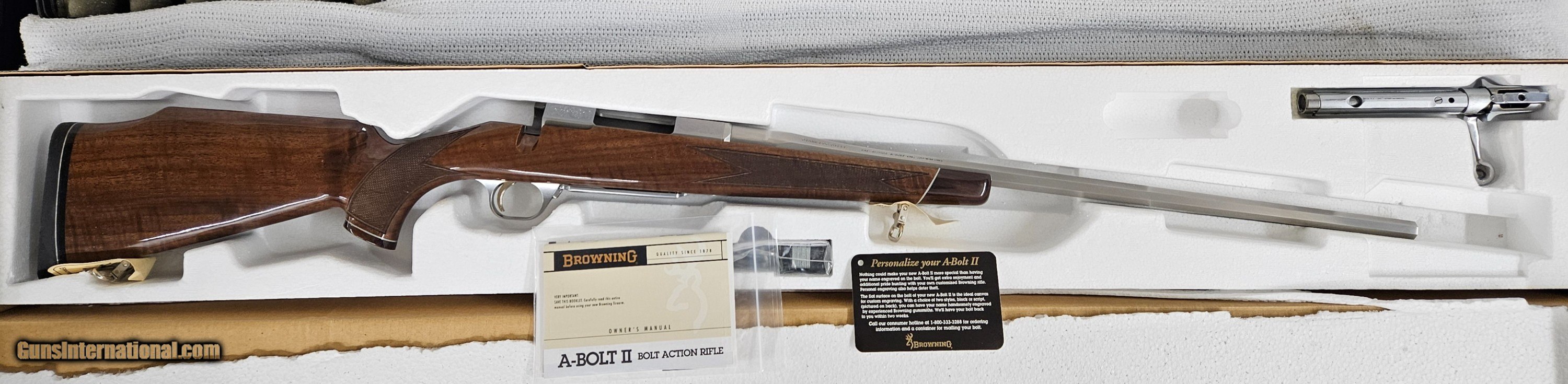 NIB Browning A bolt White Gold Medallion 270wsm octagon