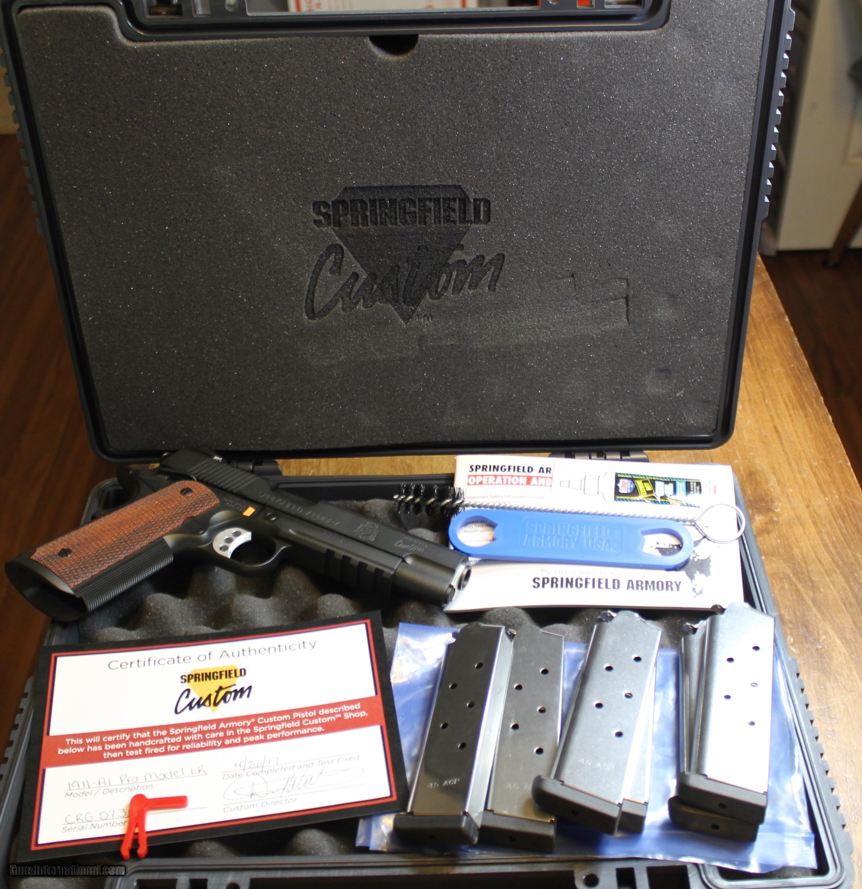 Springfield Armory 1911 A1 PC9111LR 45ACP Custom Shop "Pro" Model