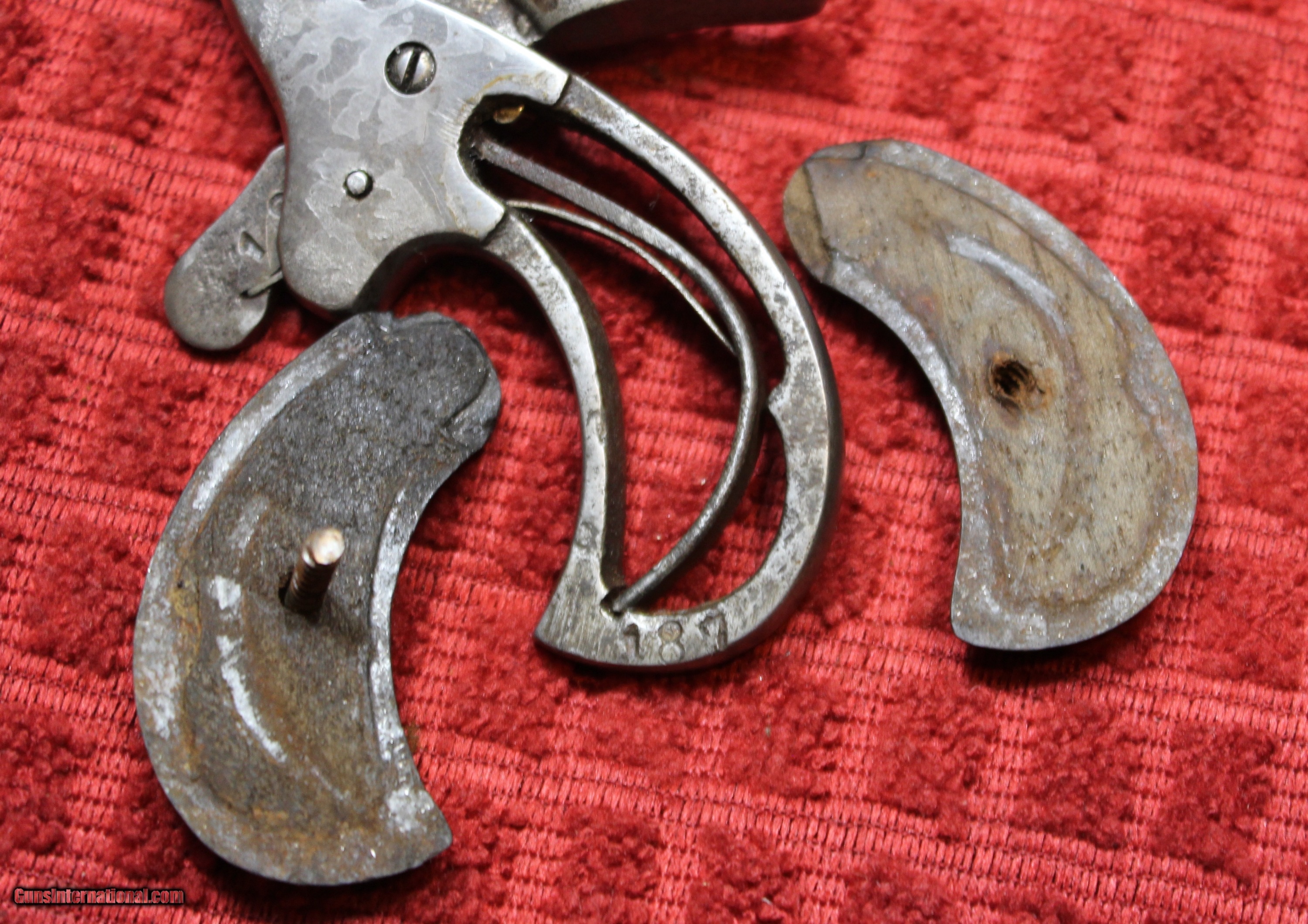 6mm Rare German Flobert Muff or Parlor Pistol .22 Short Single Shot ...