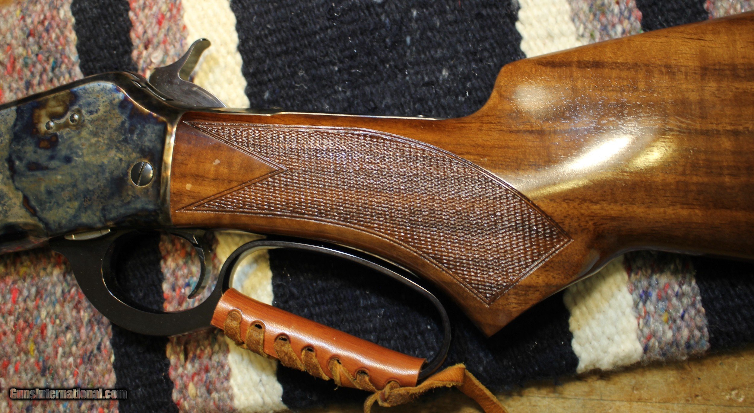 Cimarron 1886 .45-70 26" Octagon Case Color and Blue with Walnut Lever ...