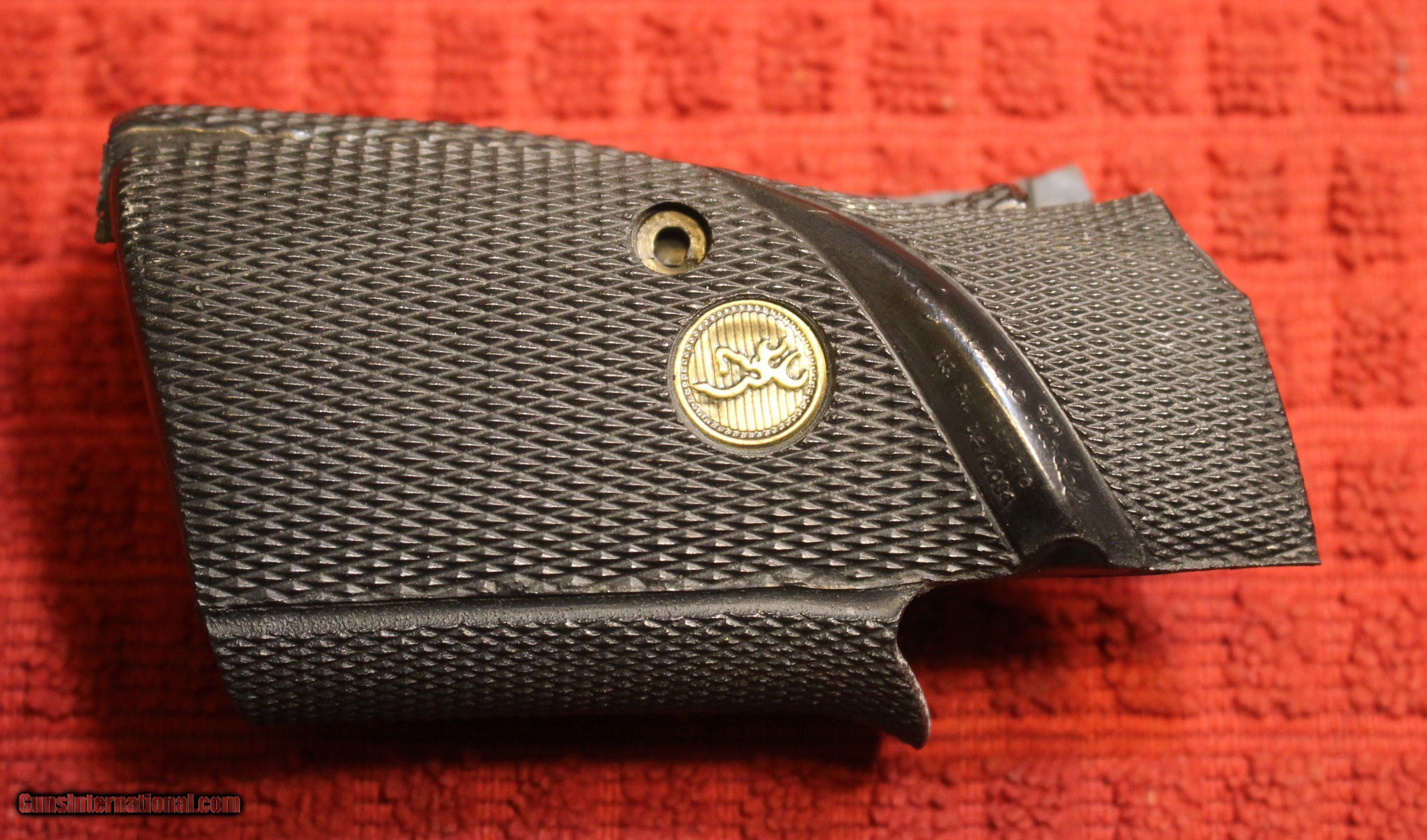 Original Factory Browning Hi Power BHP Logo Grips for 9mm or 40 S&W ...