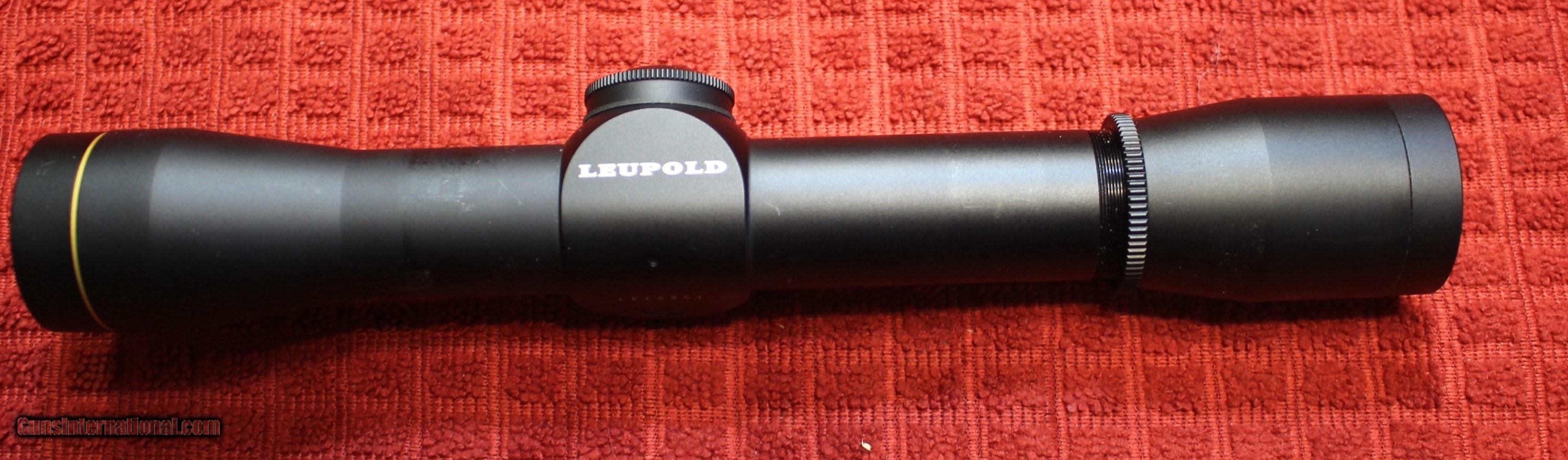 LEUPOLD FX-I 4x28 Rimfire Riflescope, Fine Duplex Reticle, Matte Black ...