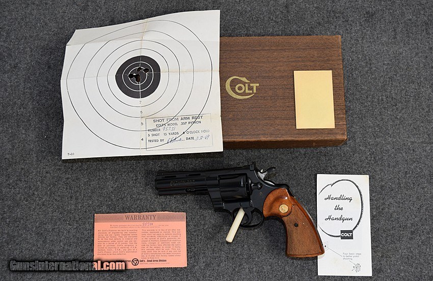Colt Python 1969 "UNFIRED"