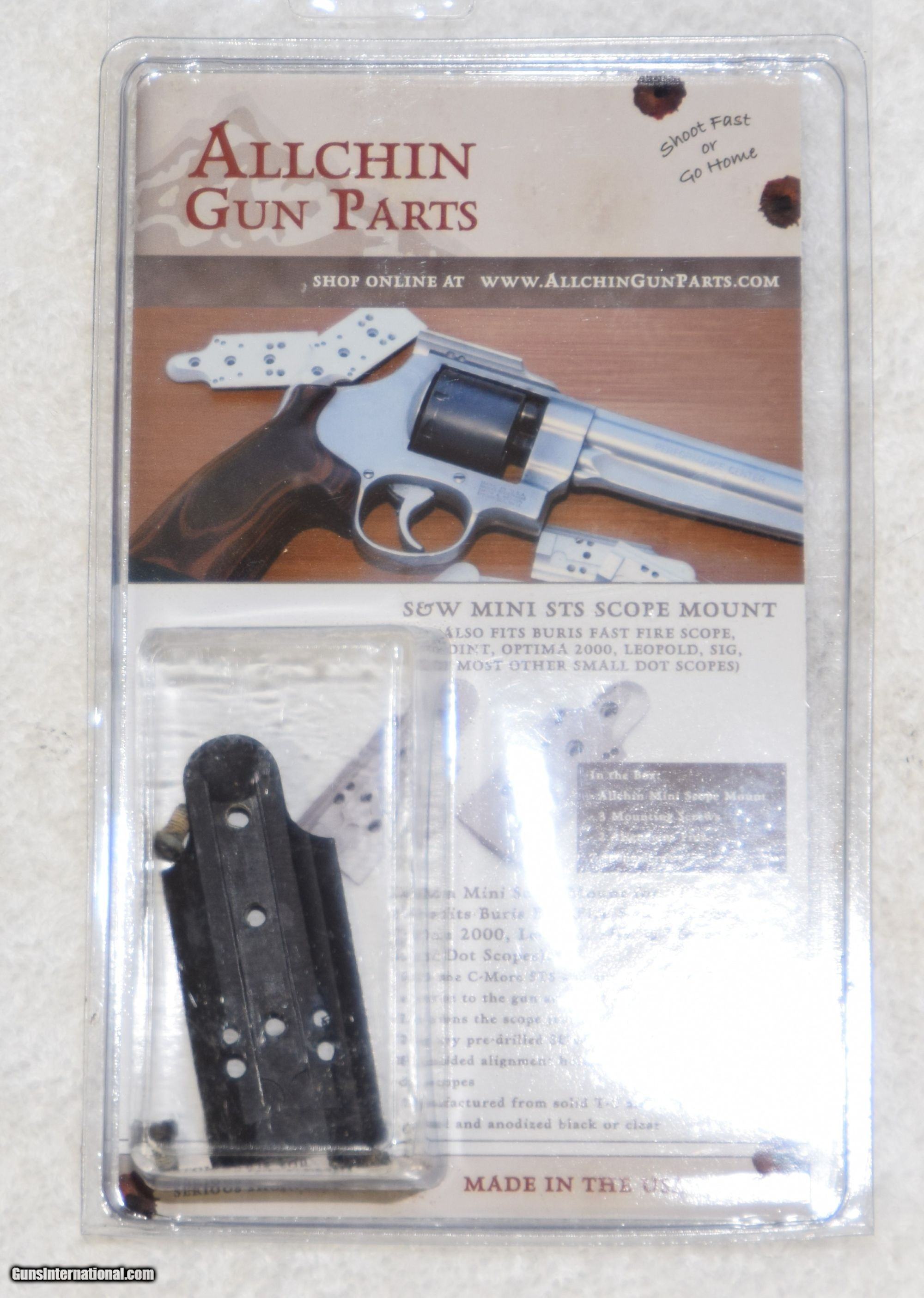 Smith & Wesson Allchin Gun Products Red Dot Sight Mount