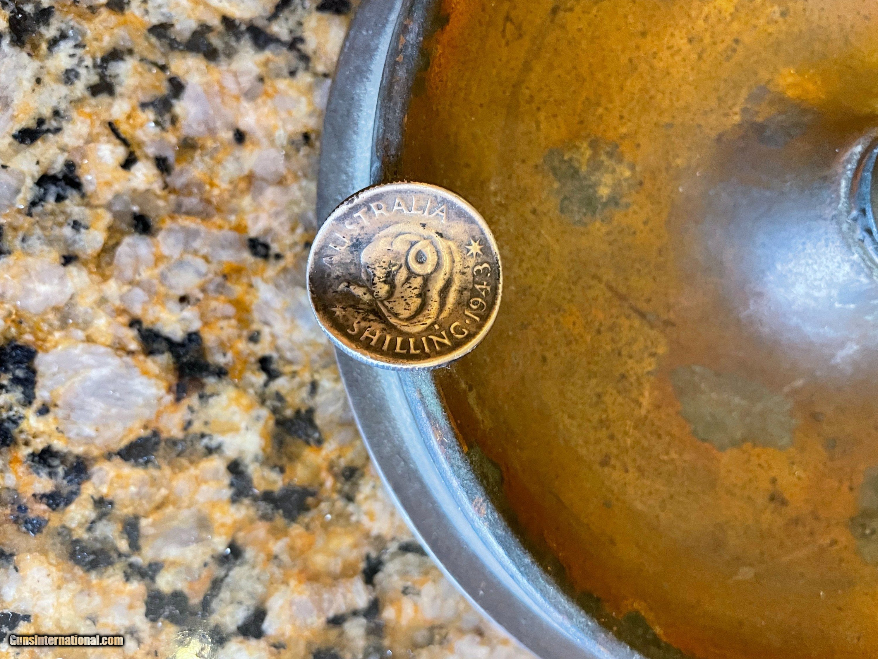 Vintage WW2 Brass Trench Artillery Shell 20MM AA Shell Rare Coins