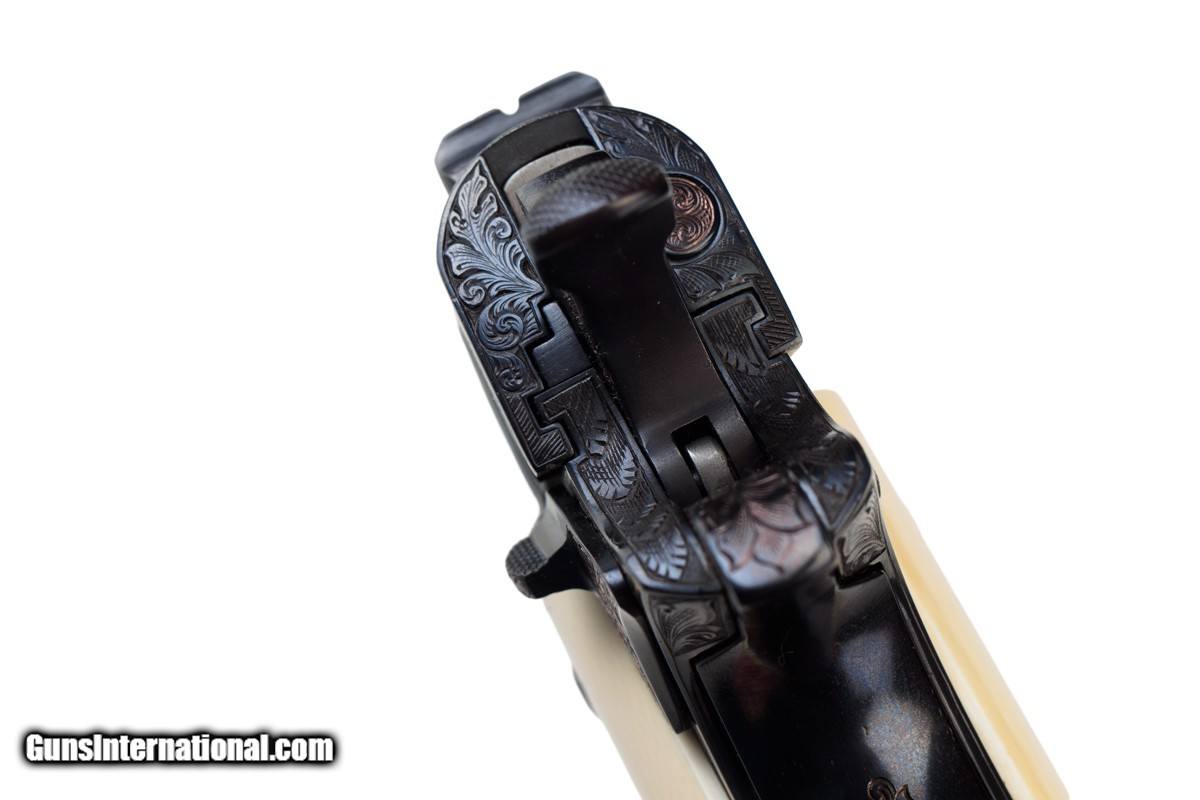 MIKE DUBBER ENGRAVED CUSTOM COLT MODEL 1911 SUPER 38 for sale