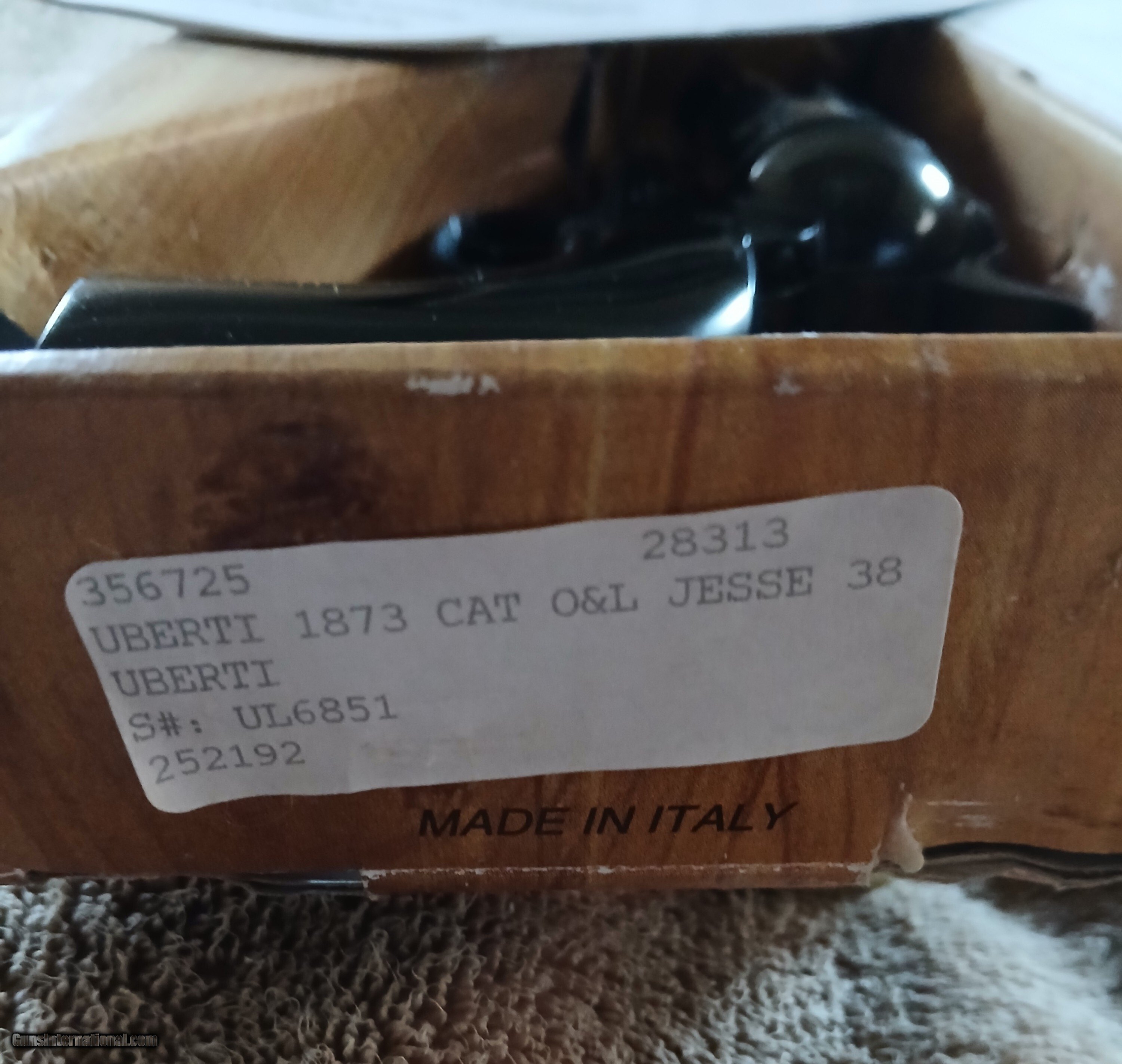 Uberti 1873 Cattleman, Jesse James Edition for sale