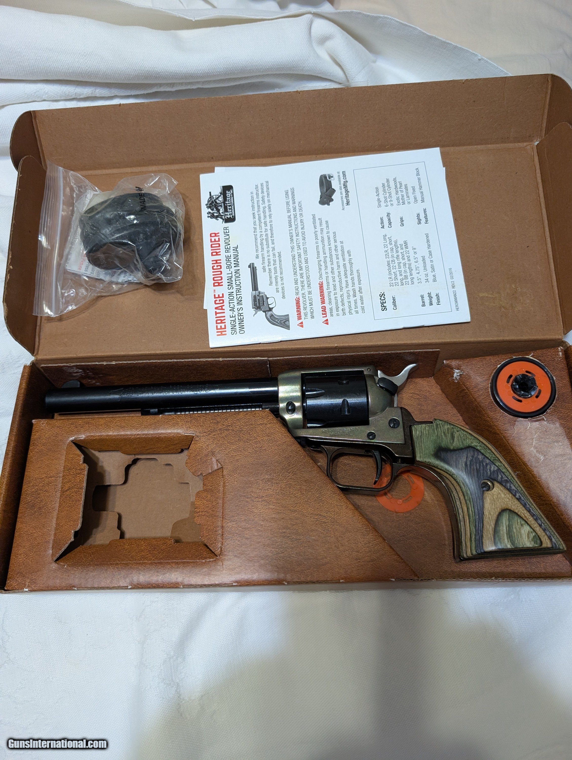 HERITAGE ROUGH RIDER 22 MAG