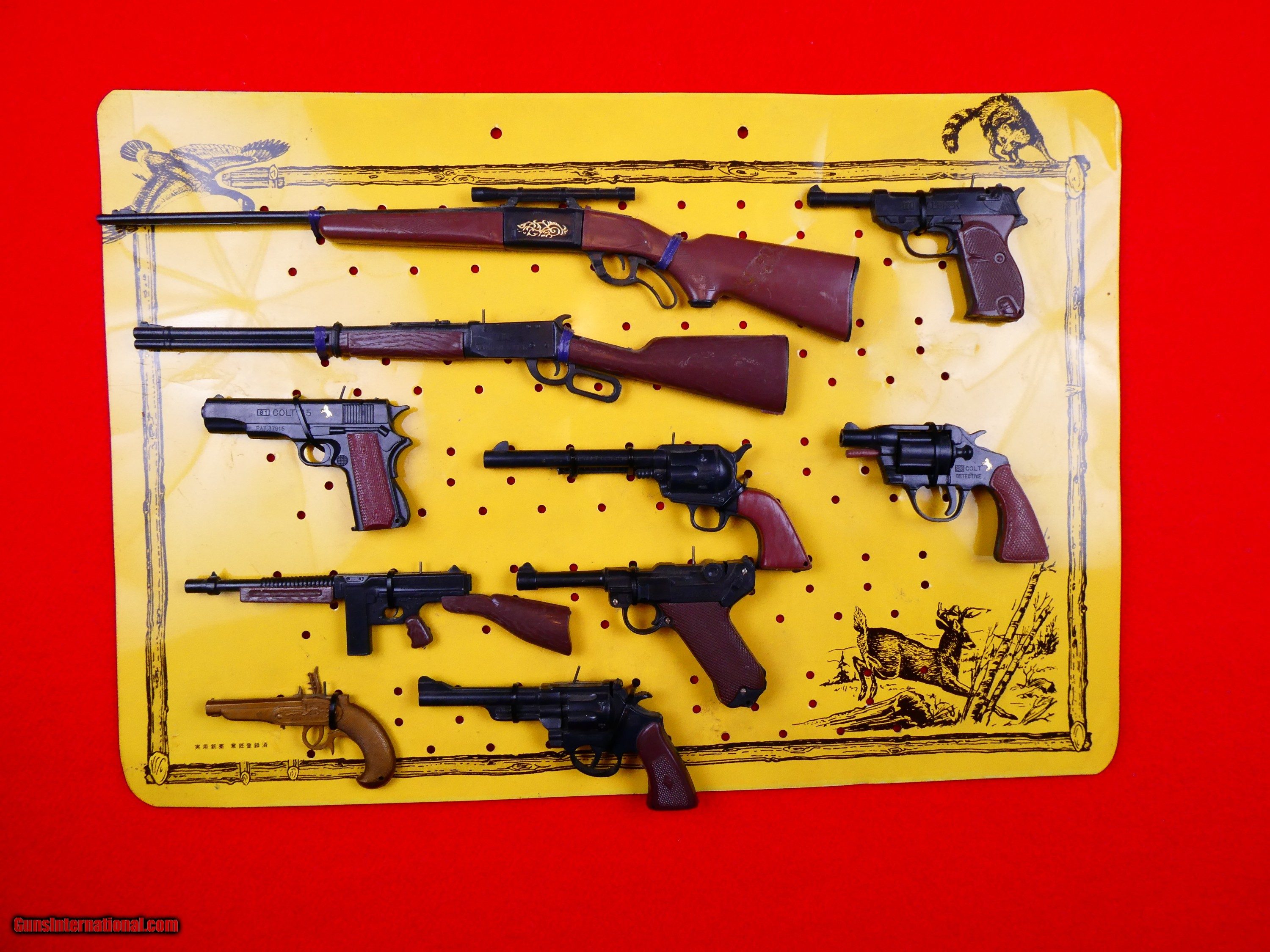 Vintage Toy Gun Store Display