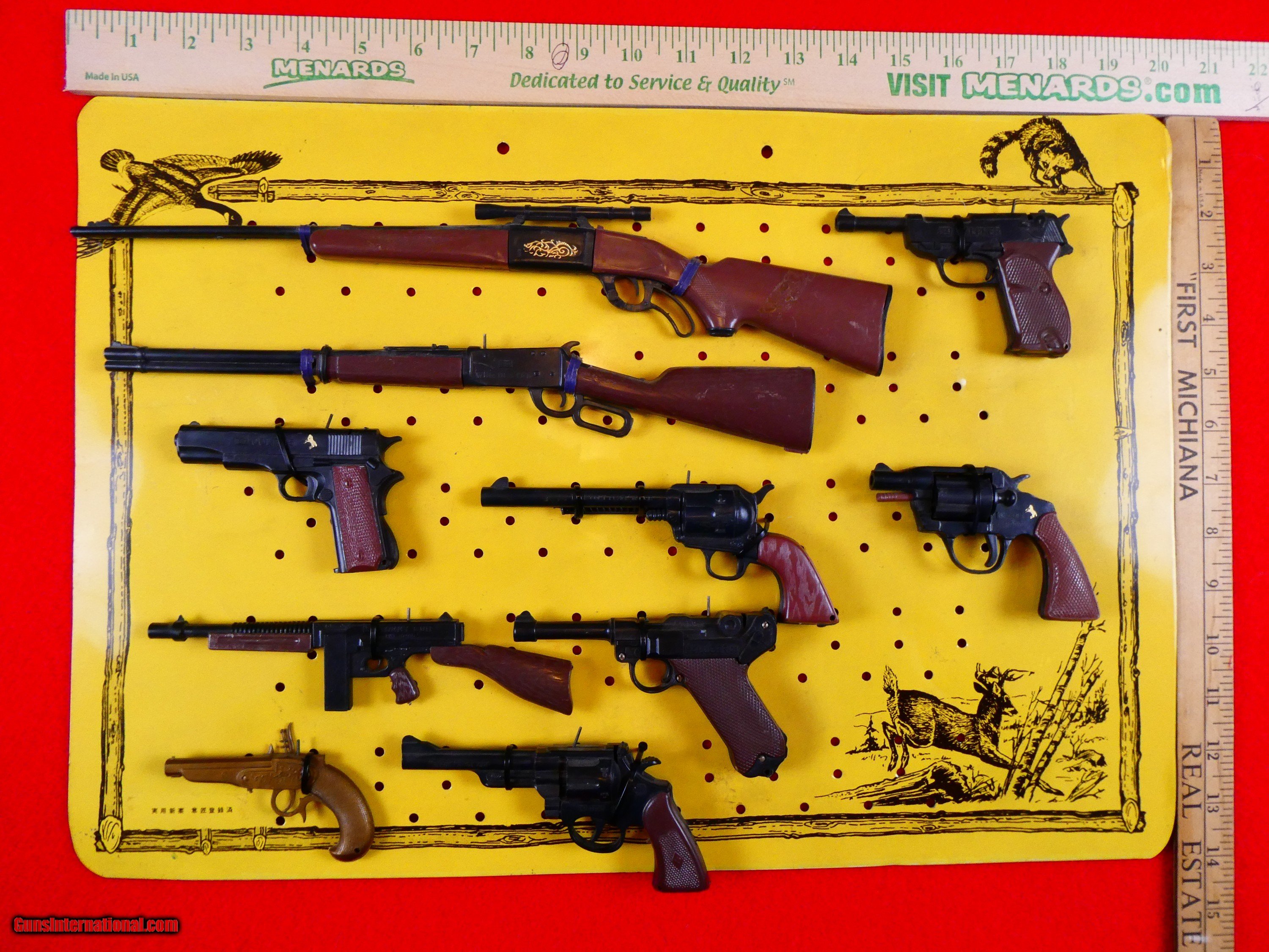 Vintage Toy Gun Store Display