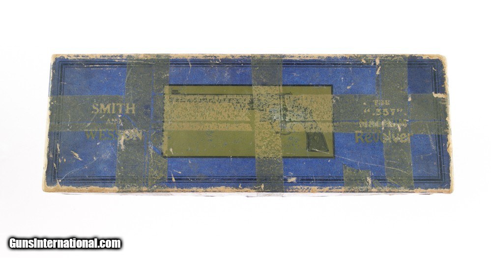 Smith & Wesson .357 Registered Magnum Box Type II Large Size Pre War