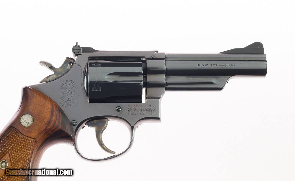 ALL ORIGINAL PEBBLE GRAIN CASED PRE MODEL 19 Smith & Wesson Lettered ...