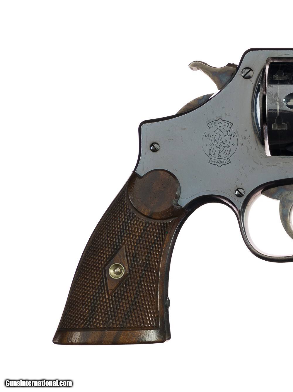 SOLD *** INCREDIBLE 1st Model 44 Hand Ejector SERIAL NUMBER 31 Smith ...