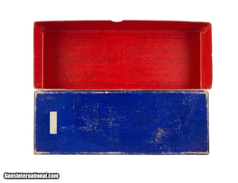 Smith & Wesson .357 Registered Magnum Box Type II Medium Wonderful ...