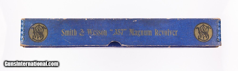 Smith & Wesson .357 Registered Magnum Box Type II Medium Wonderful ...
