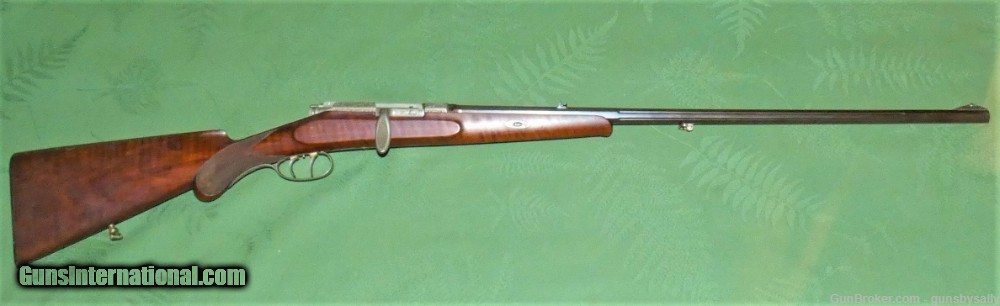 Gorgeous Engraved Ed Kettner Stalking Rifle w/Half Octagonal Half Round ...