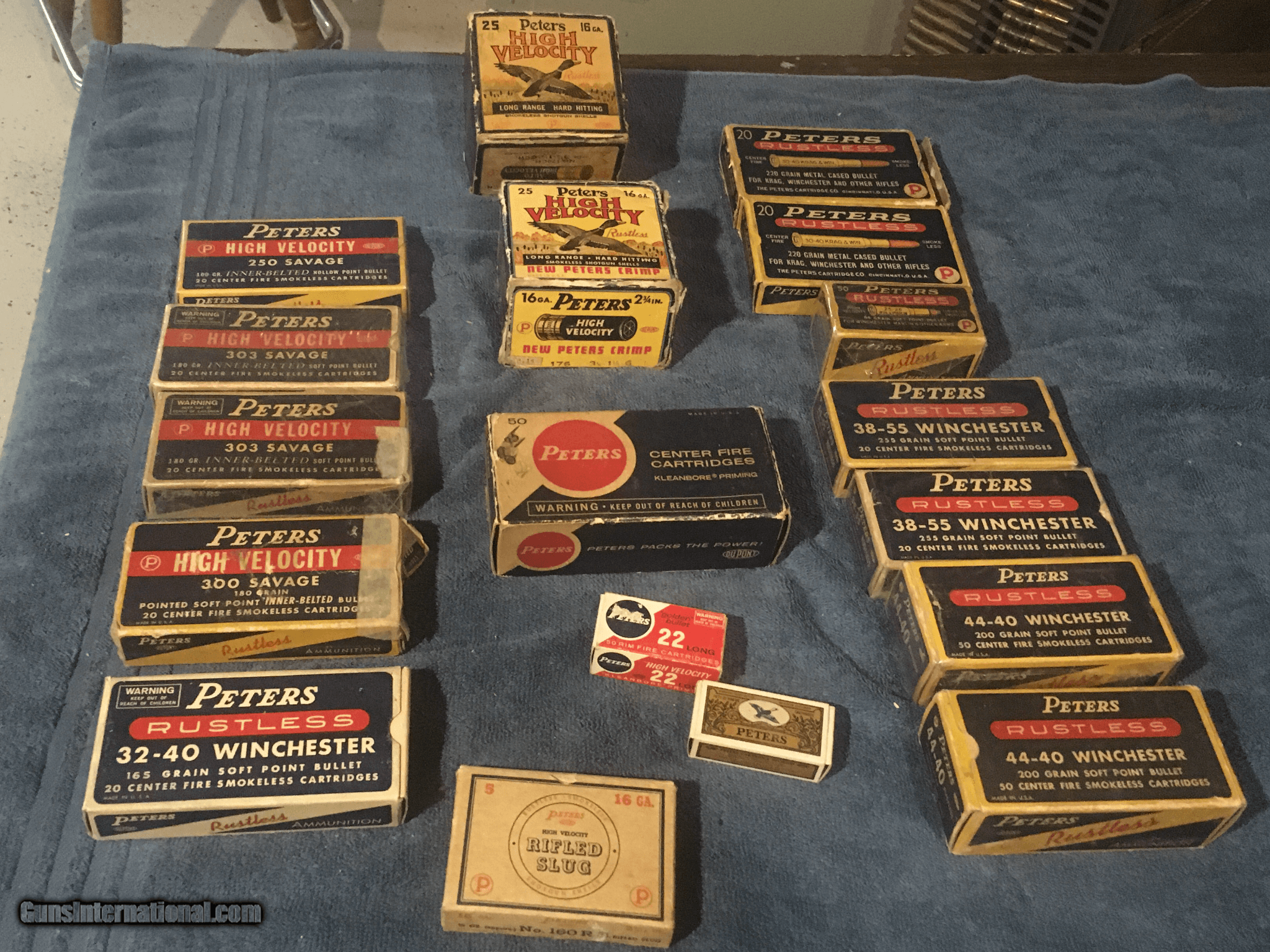 Peter’s Vintage Ammo collection , 18 boxes collector boxes