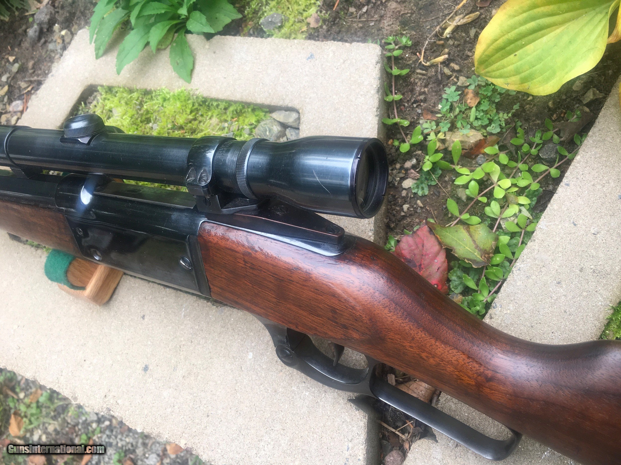 Savage .303 caliber , model A, half round , half octagon, rifle