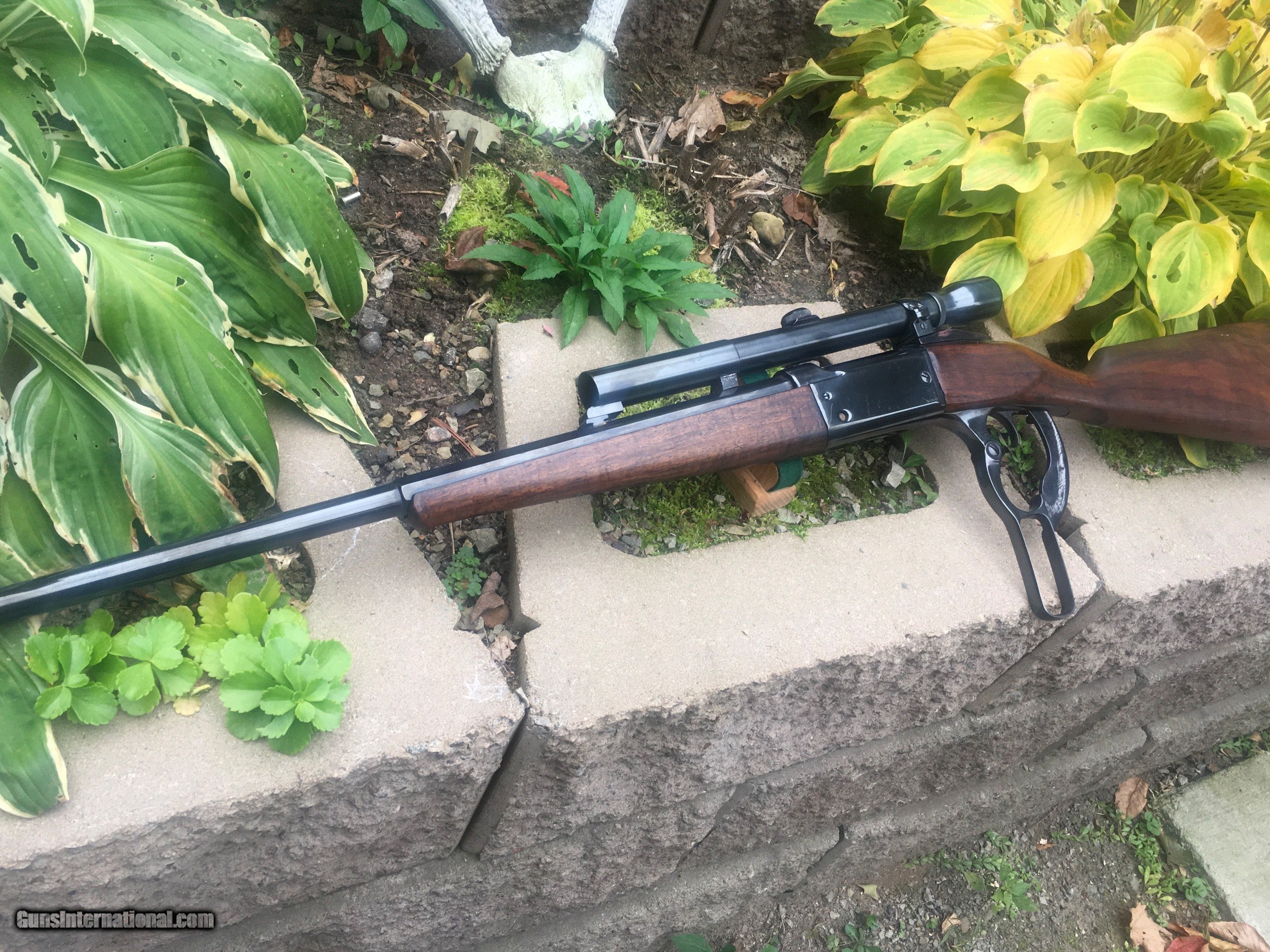 Savage .303 caliber , model A, half round , half octagon, rifle