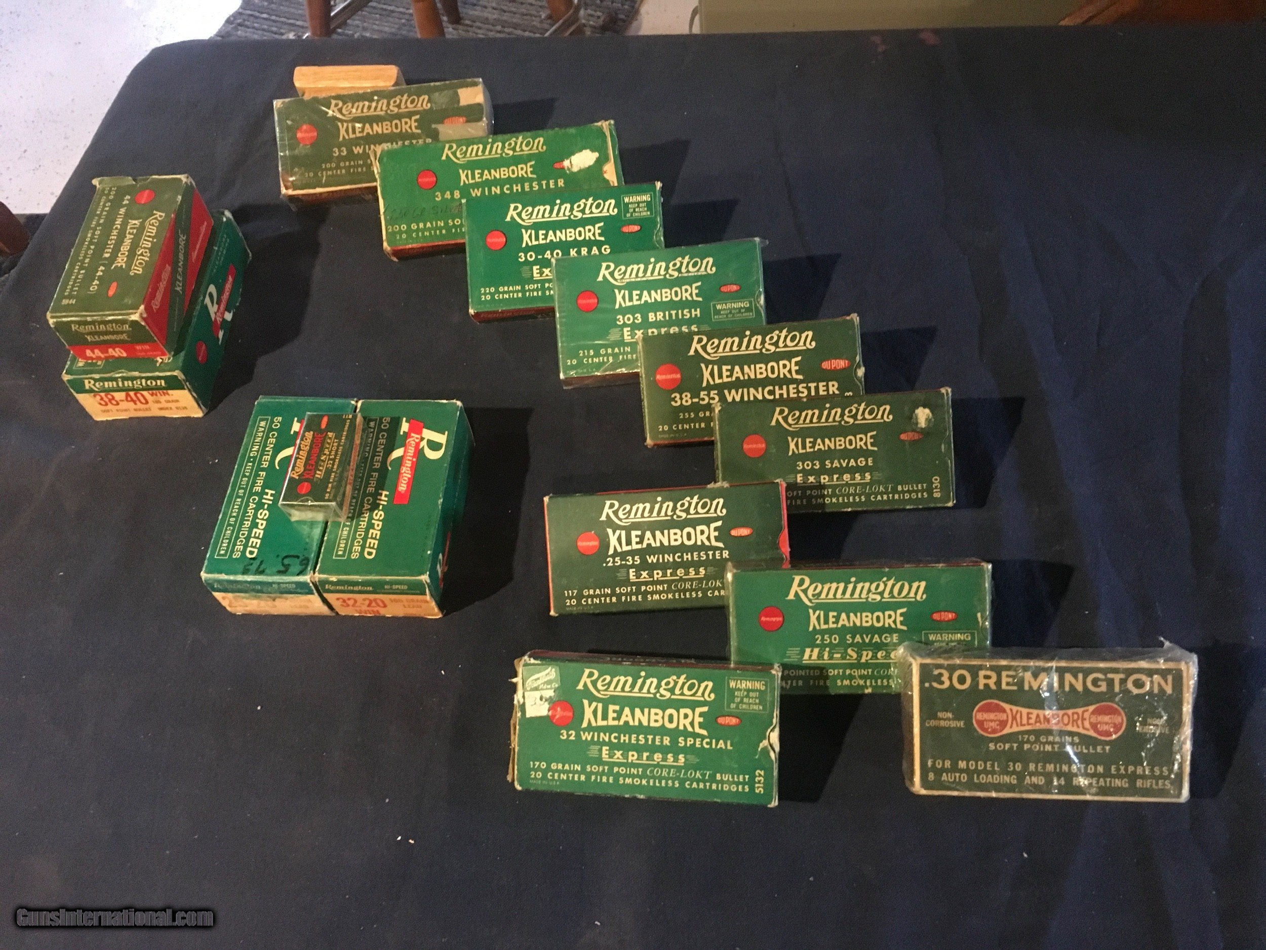 Remington vintage hunting & collectable ammo