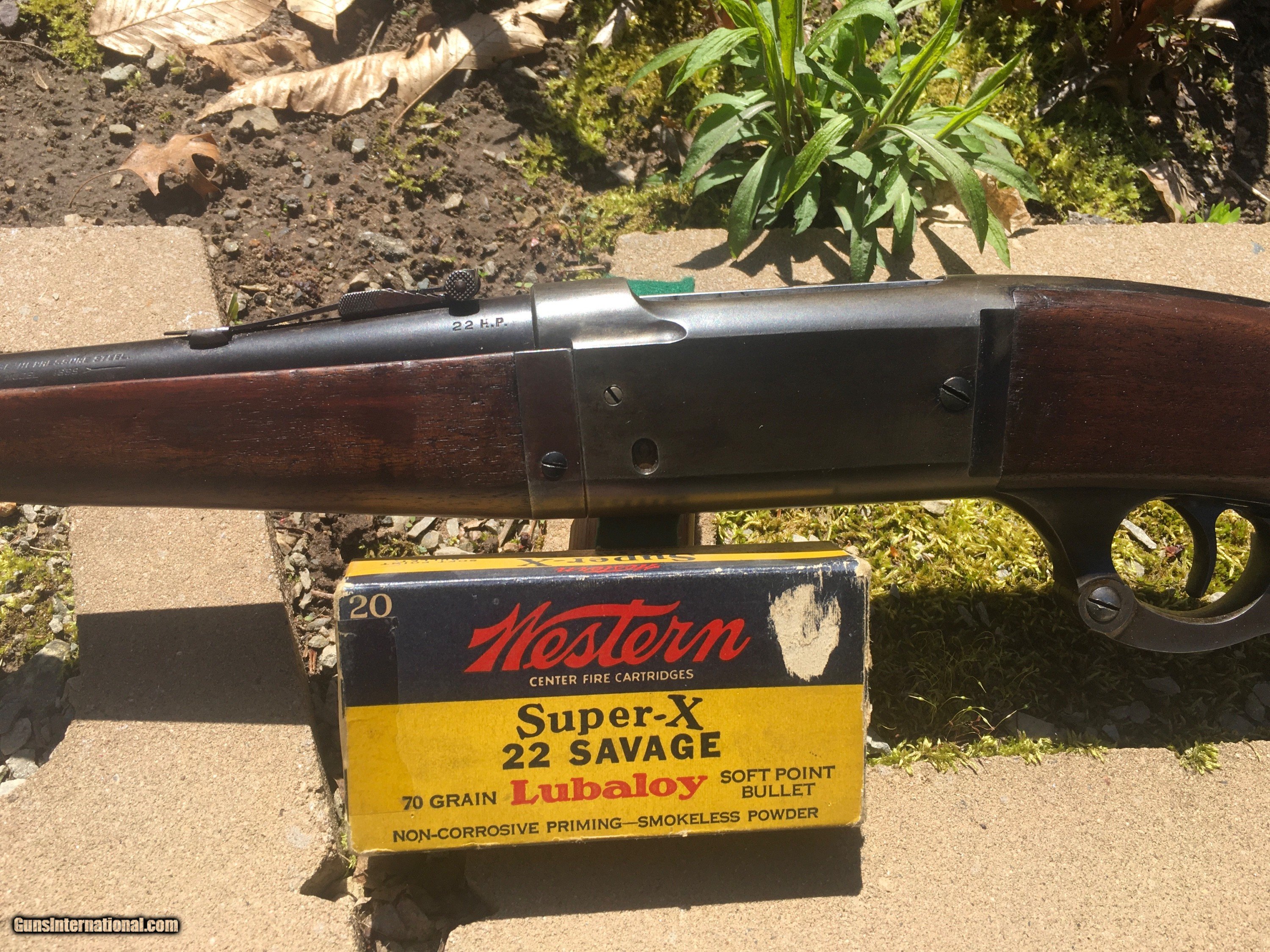 Savage 1899H , 22. Hi Power takedown