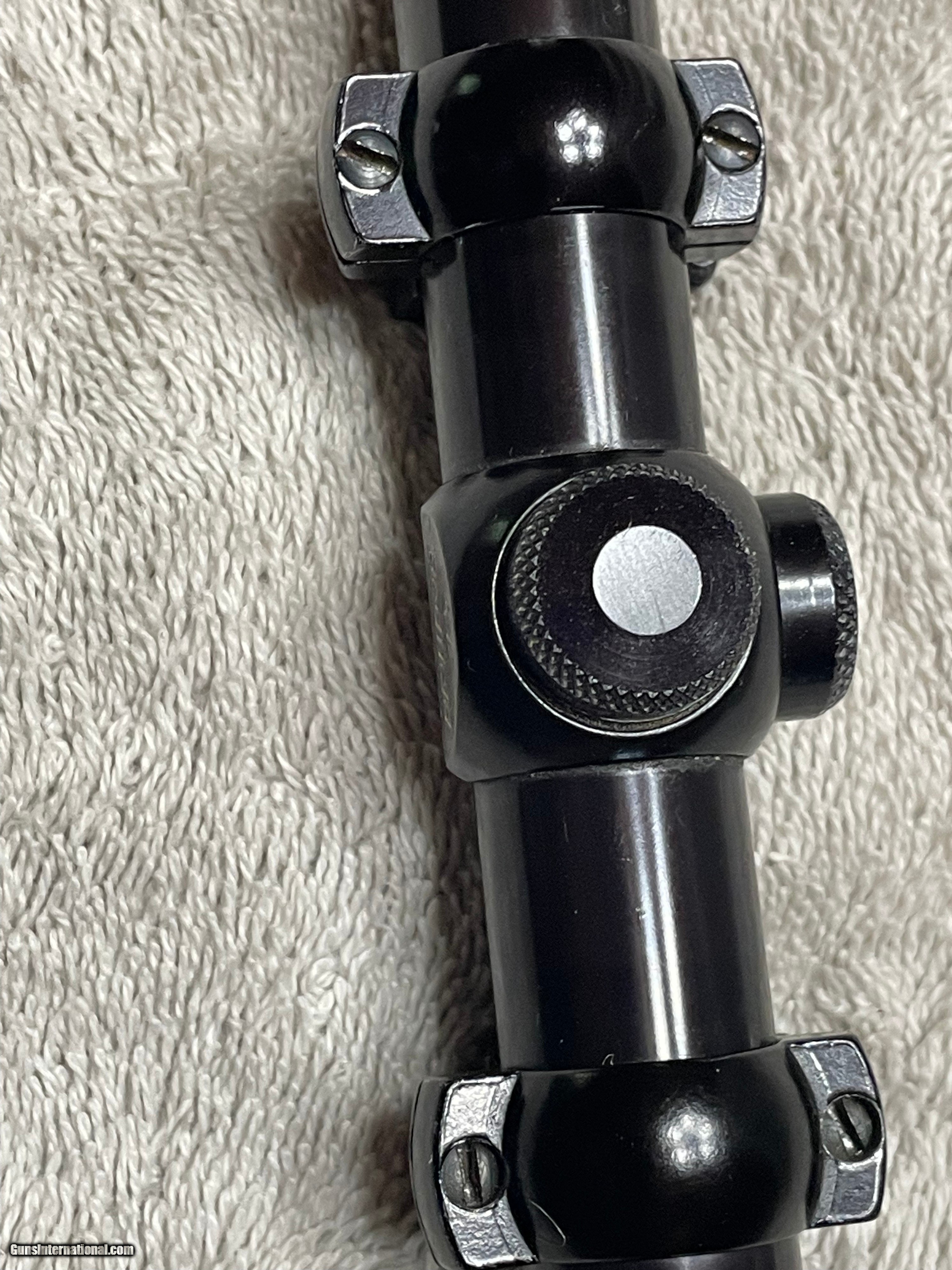 Vintage Redfield 3/4" Rifle Scope 4X W/ Rings