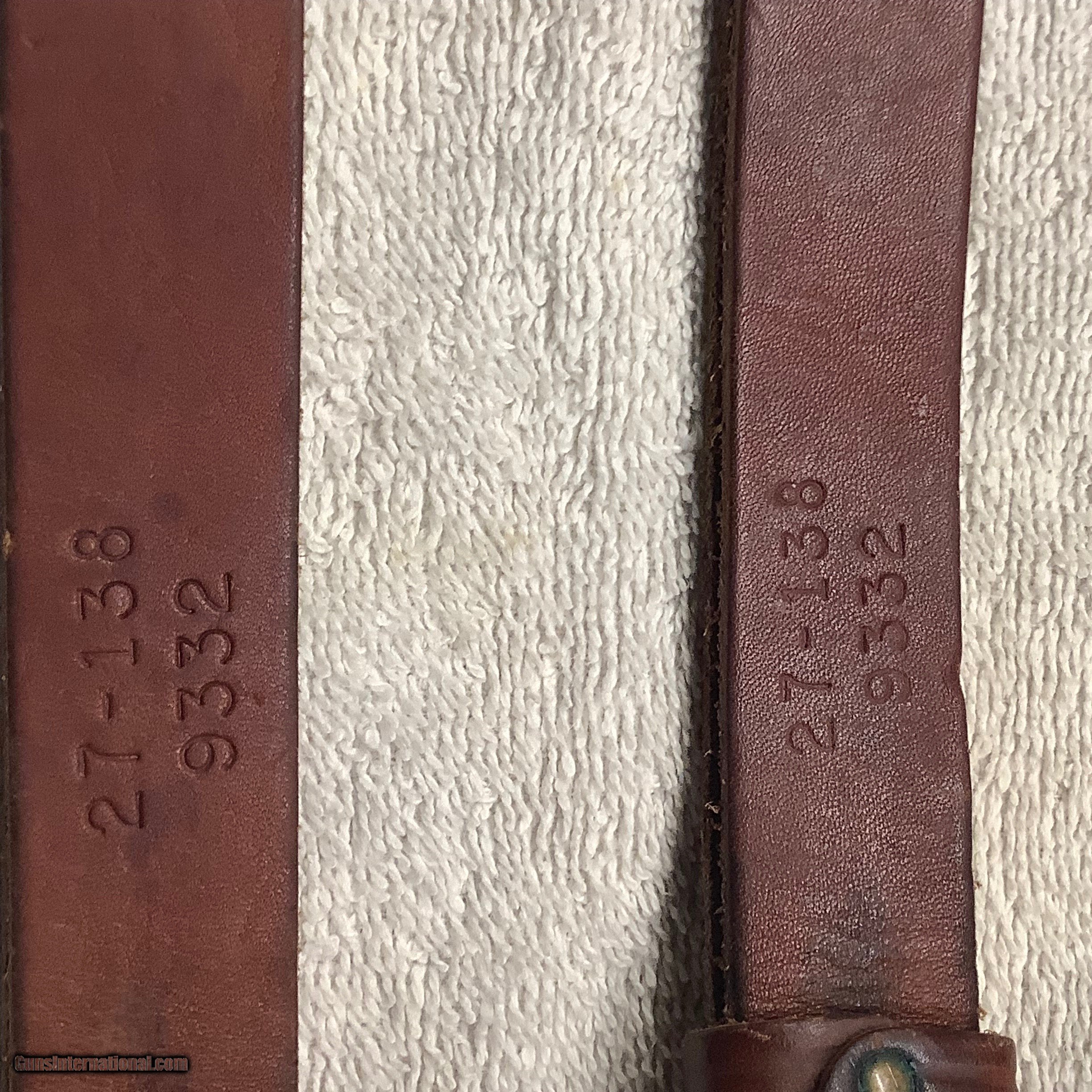 5 Vintage Leather Cobra Rifle Slings