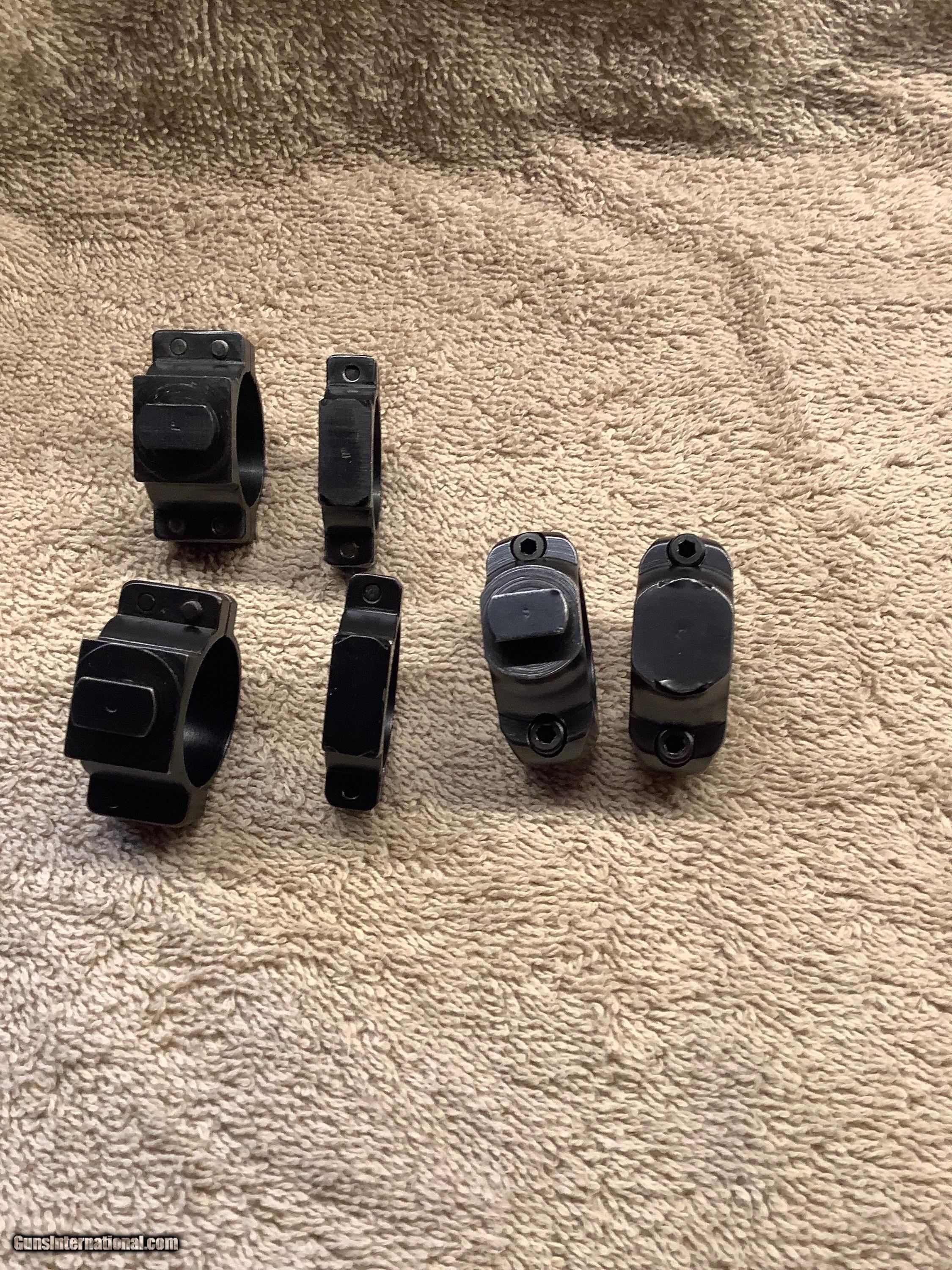 Vintage Redfield Scope Rings 3 Sets