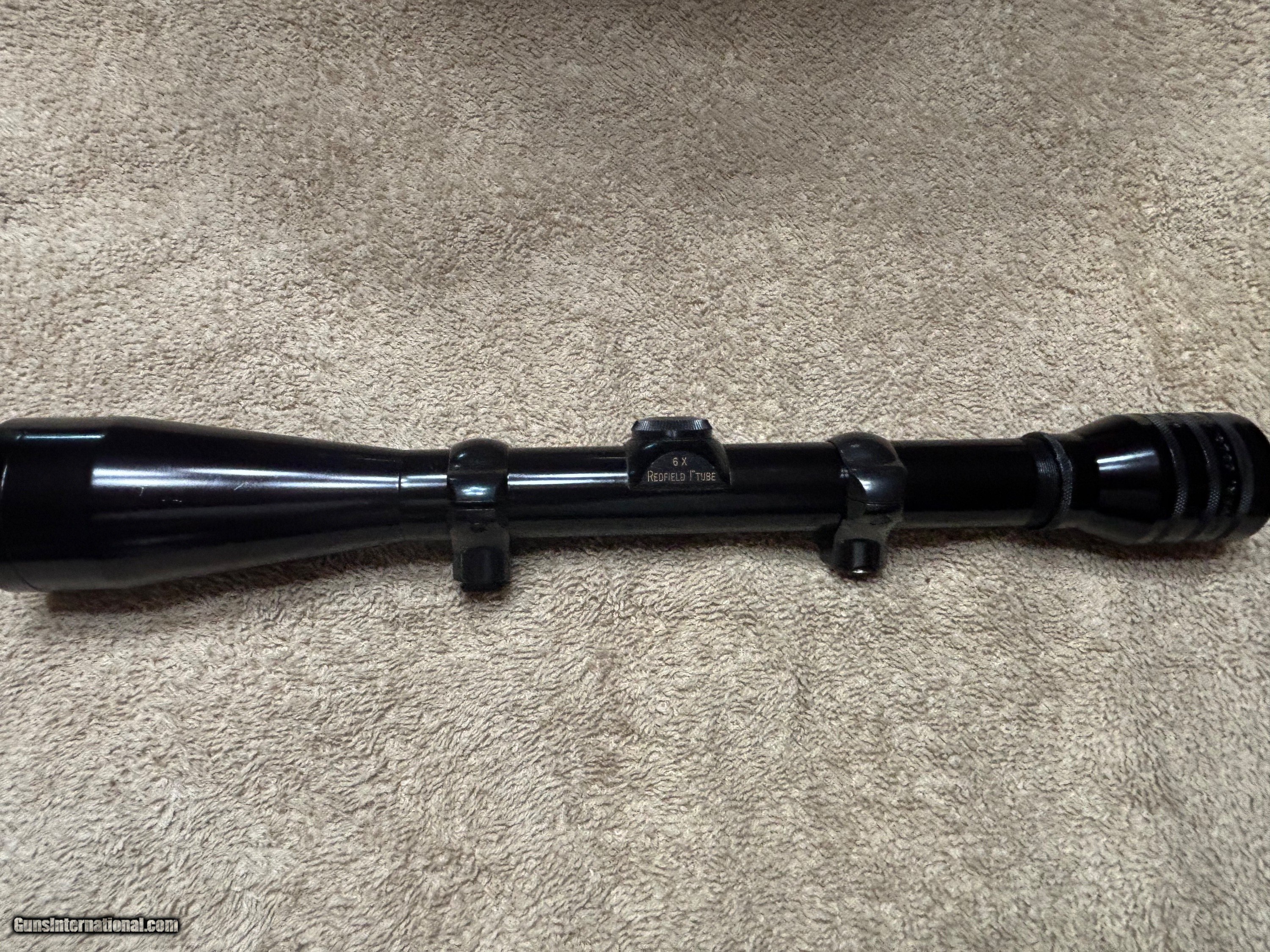Vintage Redfield 6x Scope W/Ringd