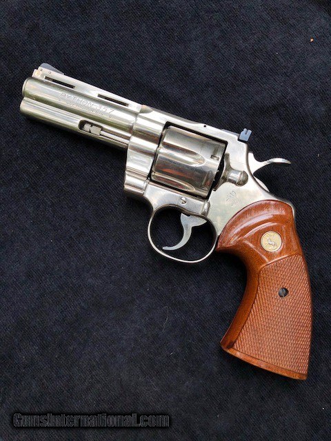 Colt Python, 4" Nickel from 1978
