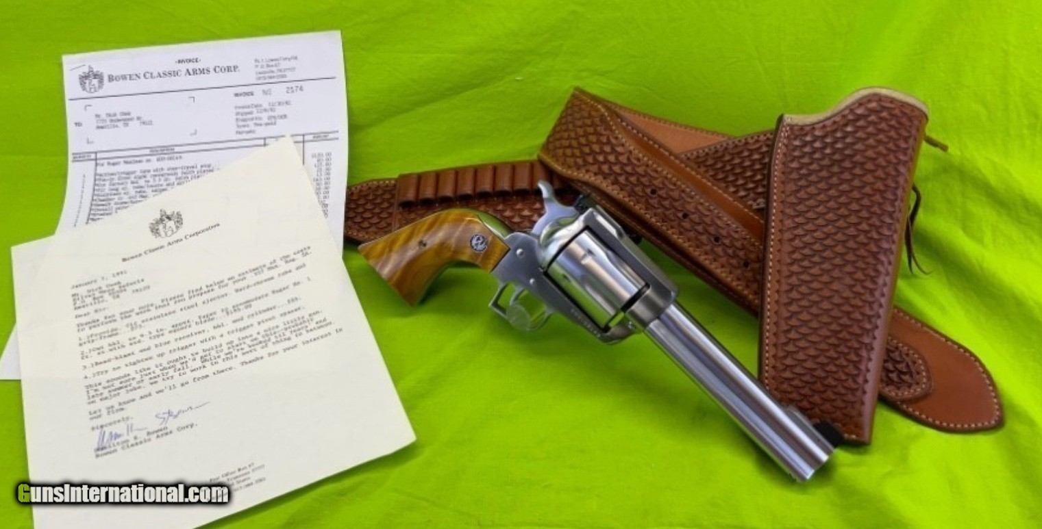 Vintage Early Bowen Classic Arms Ruger Super Blackhawk 445 Max 1992 ...