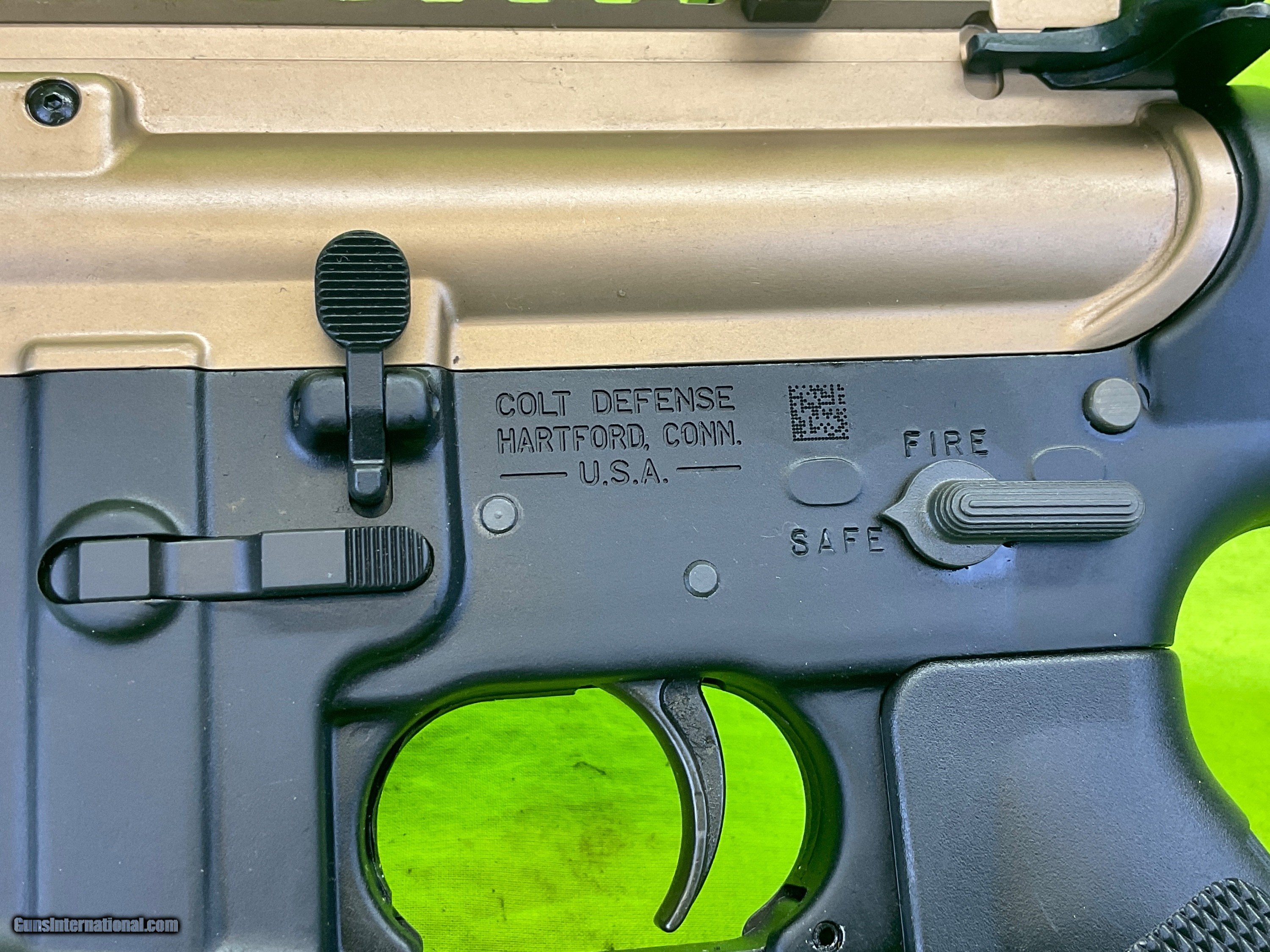 RARE FACTORY COLT Mexican SDN M4 Carbine IAR Roll Mark FDE Prototype ...