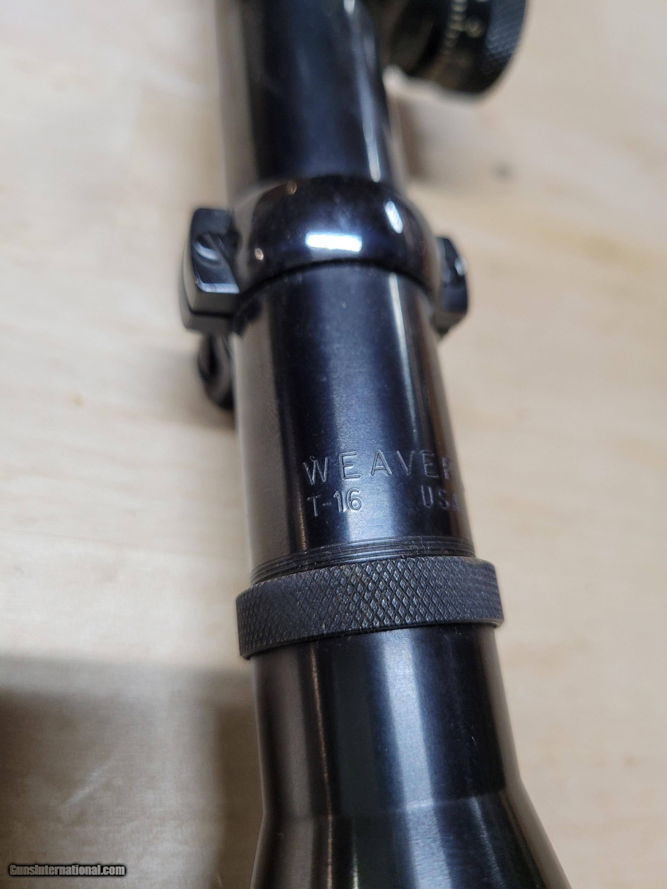 Vintage Weaver T-16 Target scope