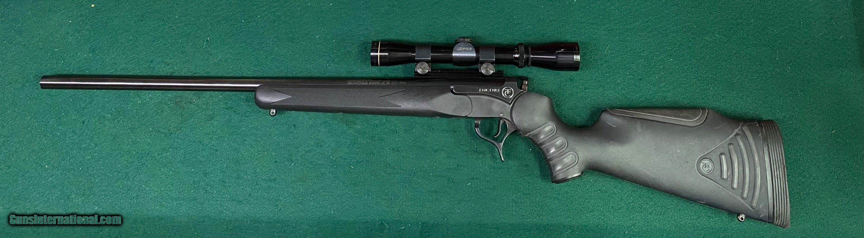 Thompson Contender Encore in 257 Roberts + 209x50 black powder barrel