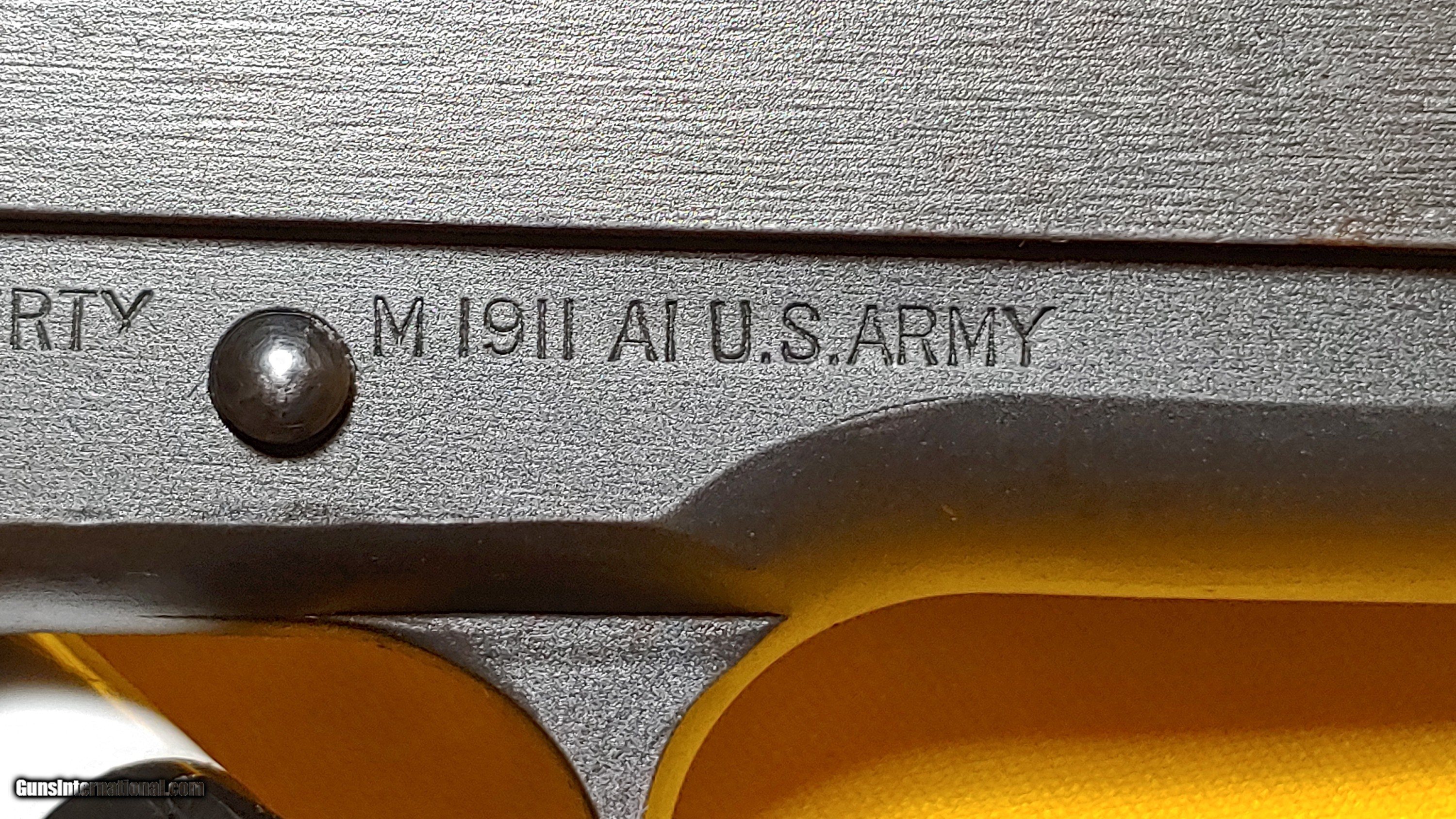 Remington Rand rare TYPE I 1911 1911a1 Colt 1911 1942