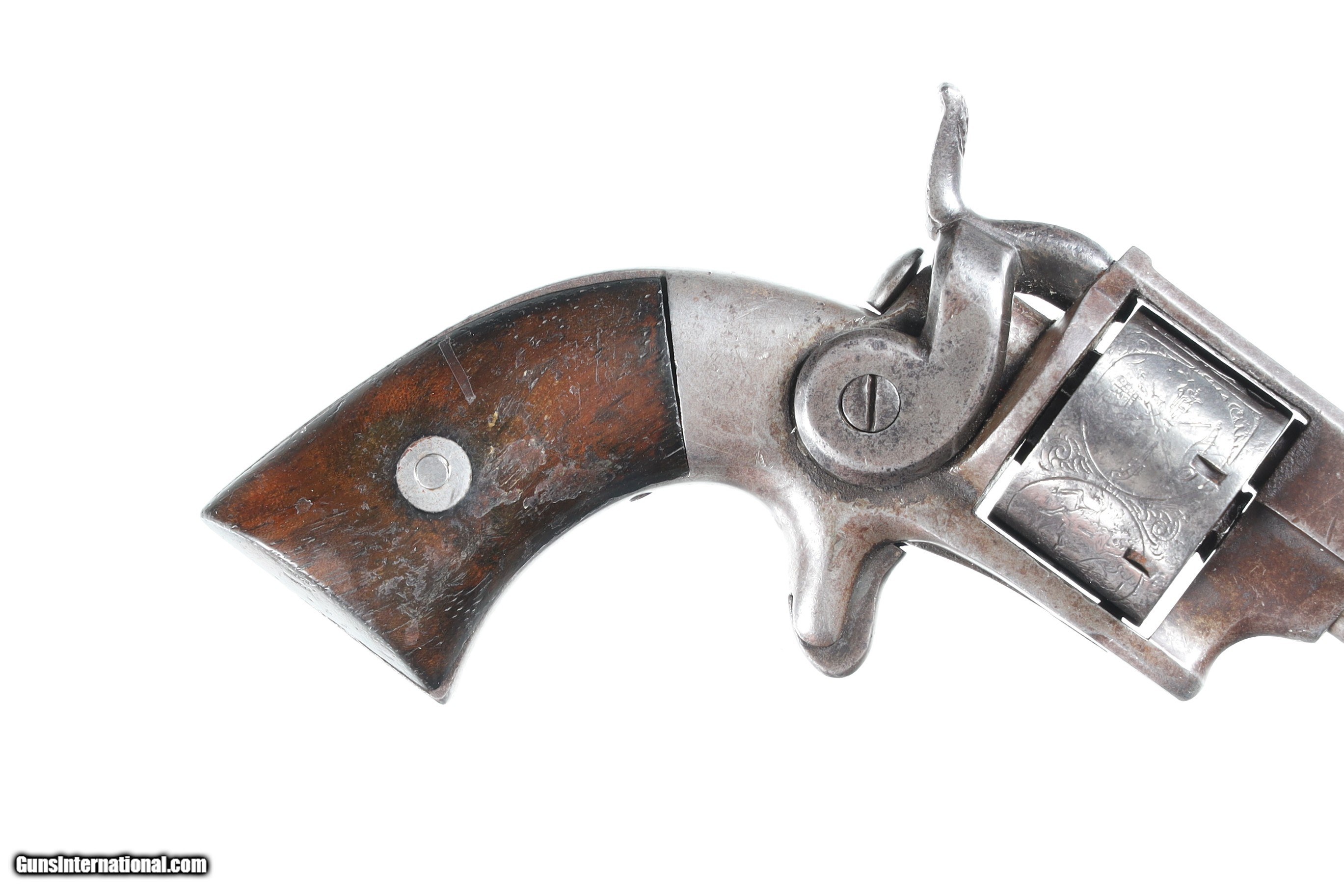 SOLD - Allen & Wheelock Side Hammer Revolver .36 cal