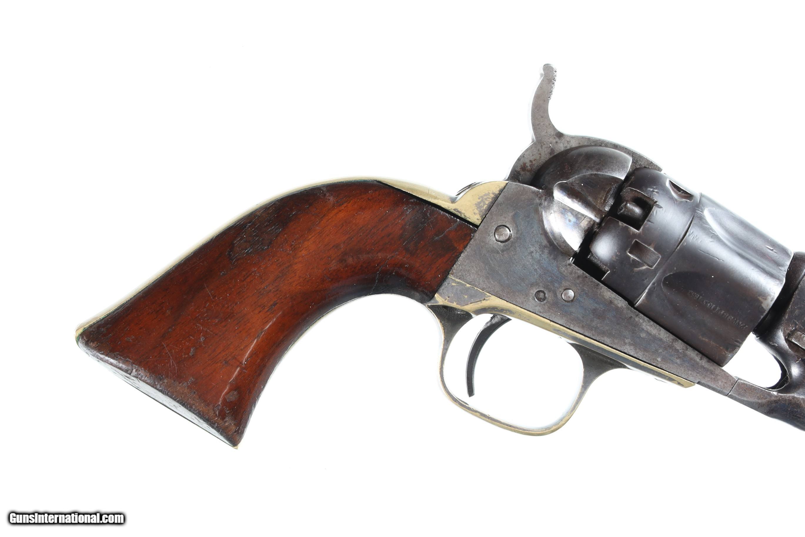 Sold Howard Reed Per Trey Colt Model 1862 Police .36 Percussion Revolver