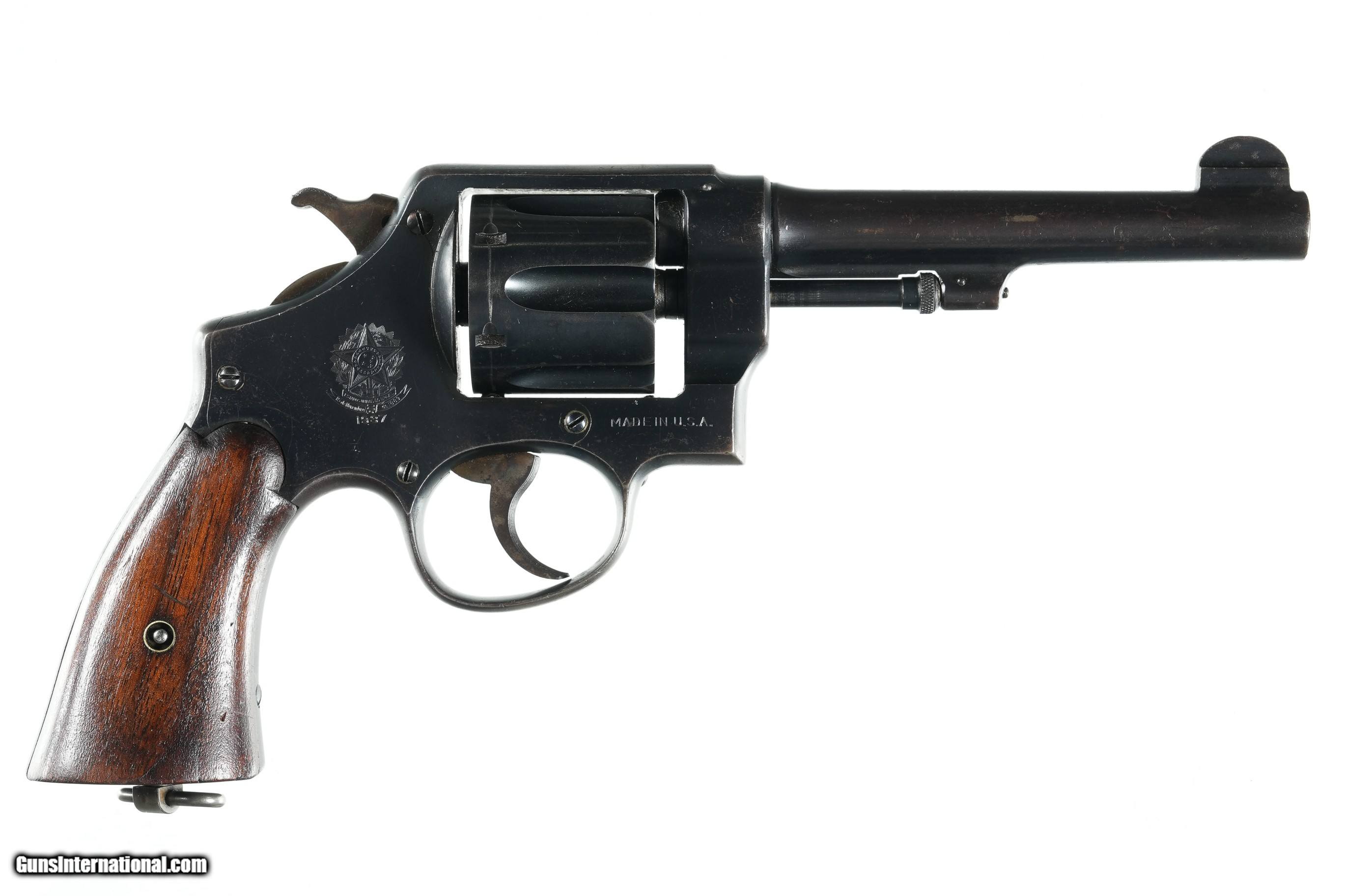 SOLD - Smith & Wesson 1937 Brazilian Contract Revolver .45 ACP